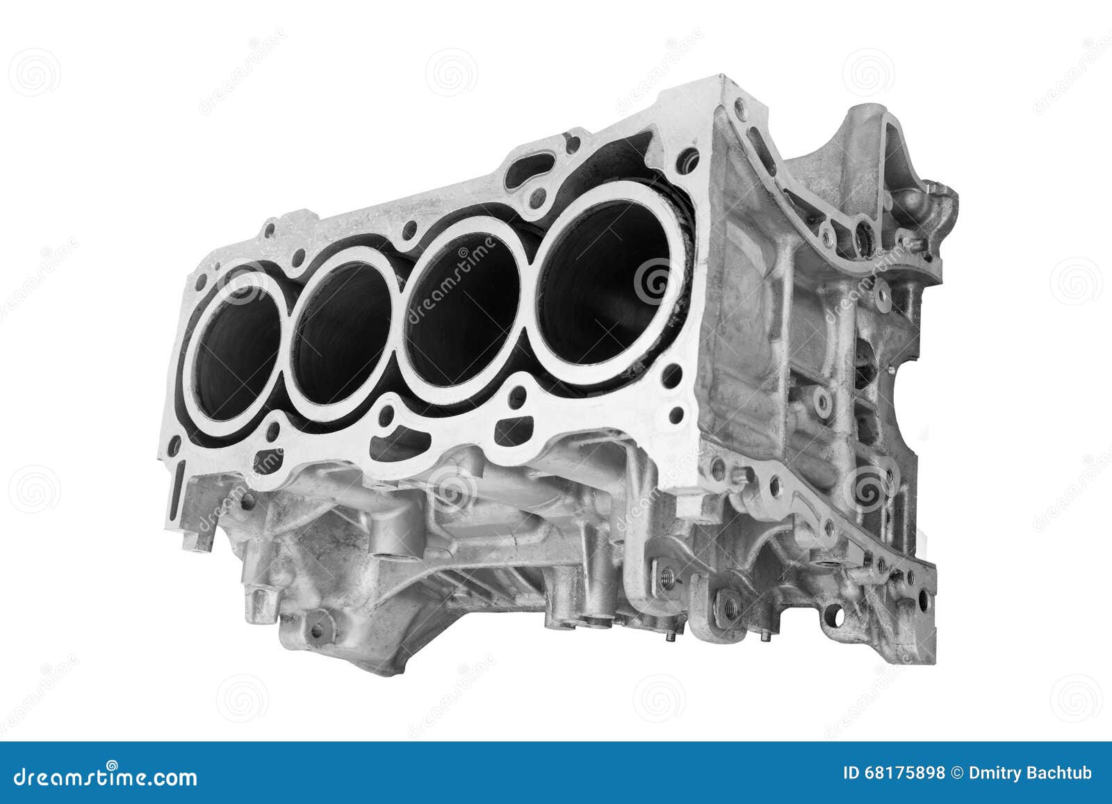 De Cilinder Van De Blokmotor Van Een Auto Stock Foto - Image of ...