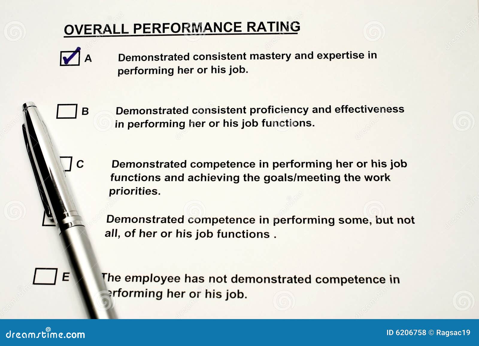 De Classificatie Van Prestaties Stock Foto - Image of dozen, lijst: 6206758