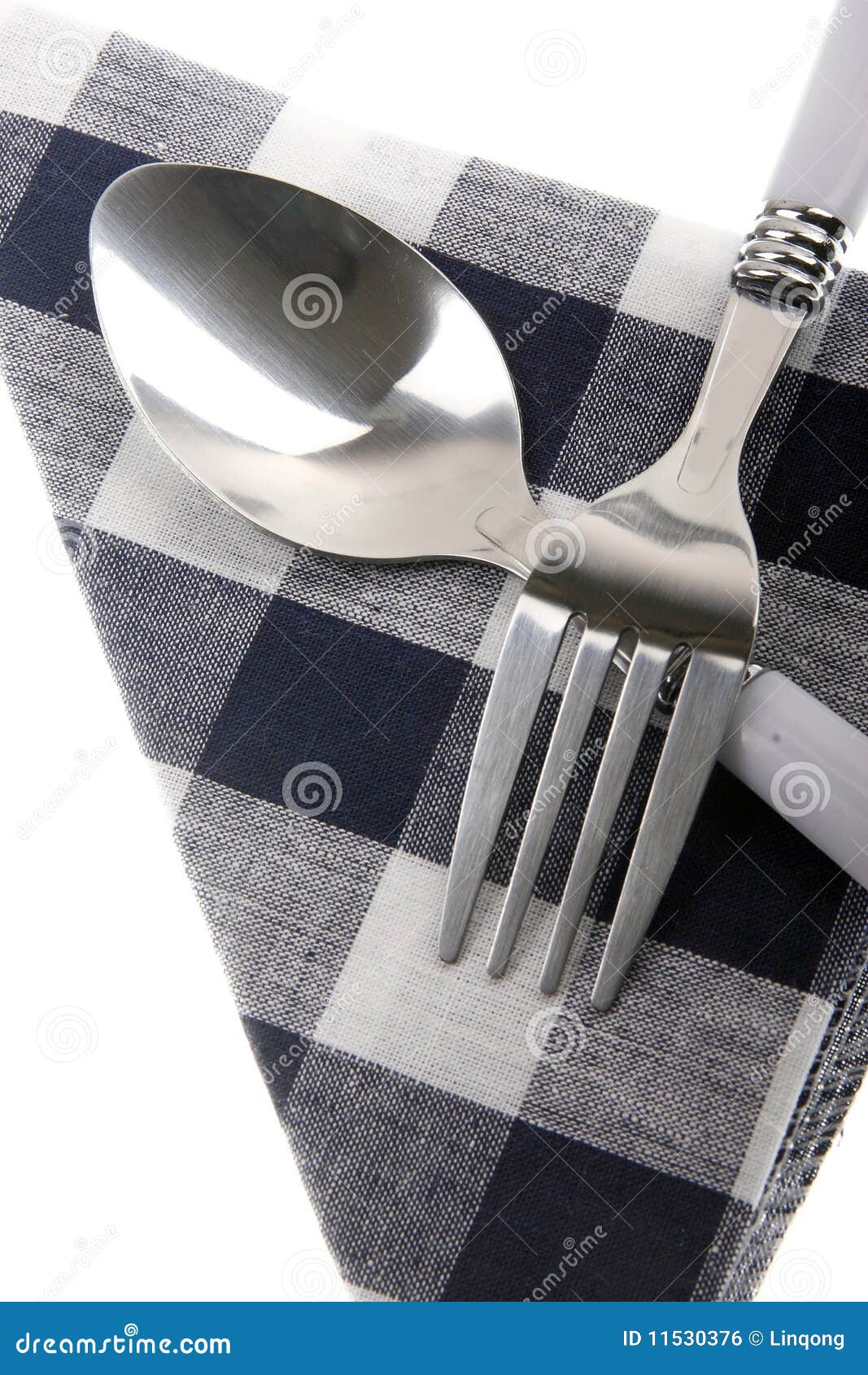 De Close-up Van De Vork En Van De Lepel Stock Foto - Image of banket ...