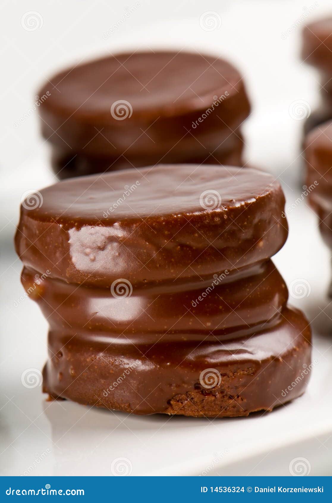 De Close-up Van Het Koekje Van De Chocolade Stock Foto - Image of ...