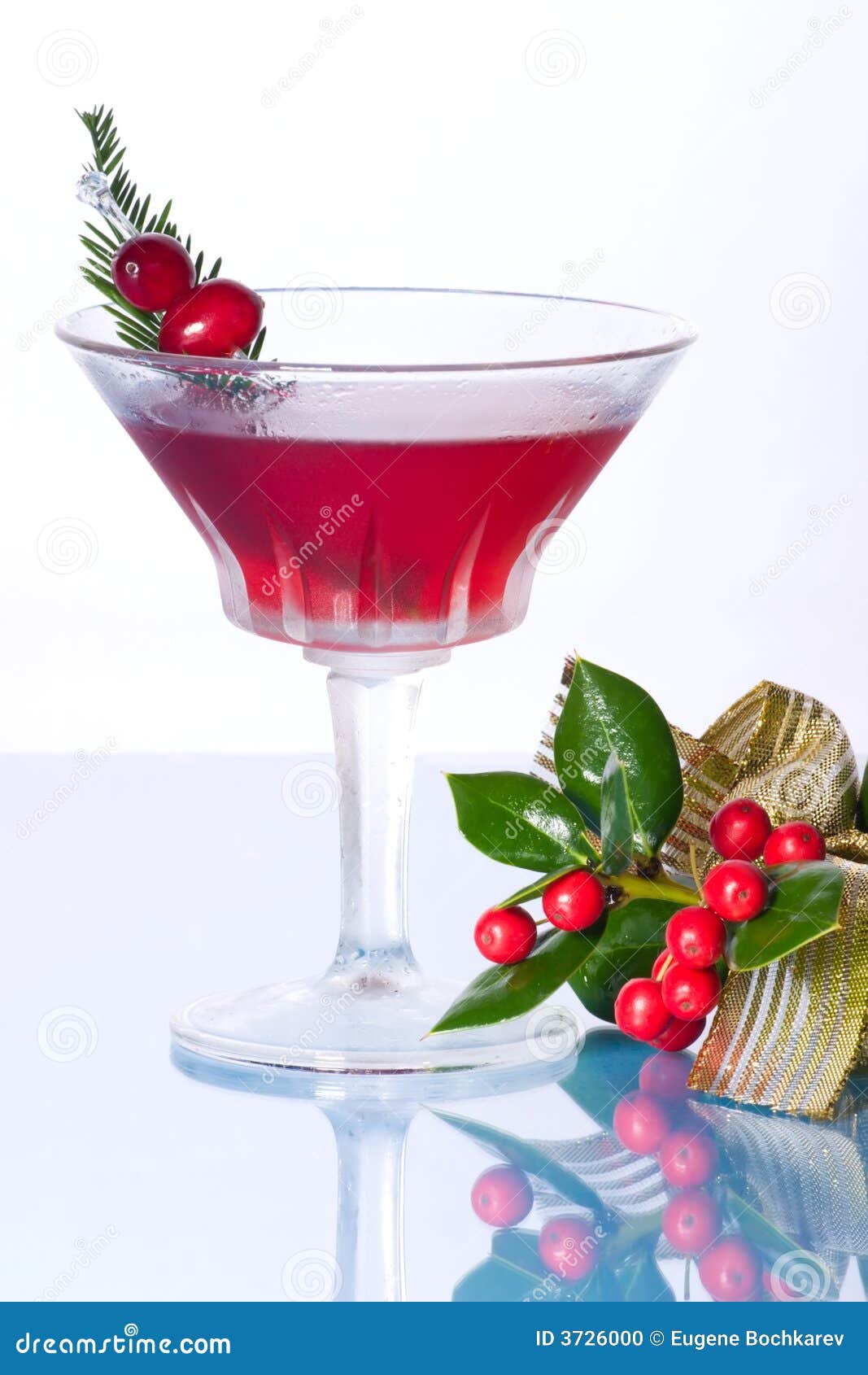 De Cocktail Van De Vakantie Stock Foto - Image of spar, veenbessen: 3726000