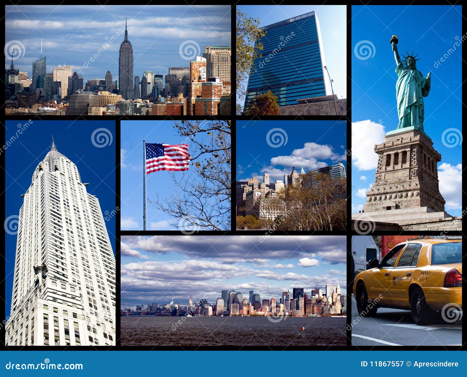 De collage van New York redactionele fotografie. Image of amerikaans ...