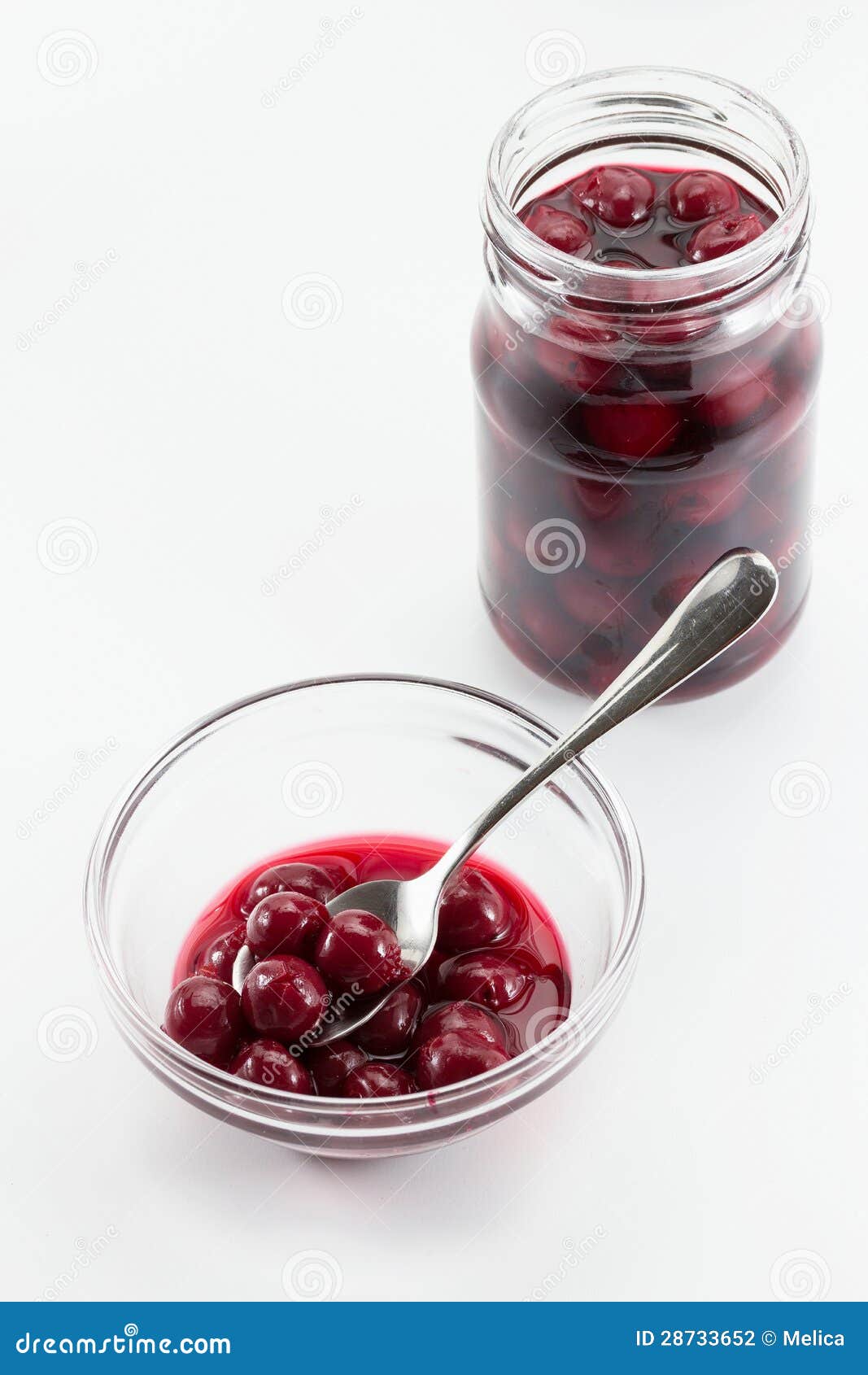 De Compote Van De Zure Kers Stock Foto - Image of heerlijk, keuken ...