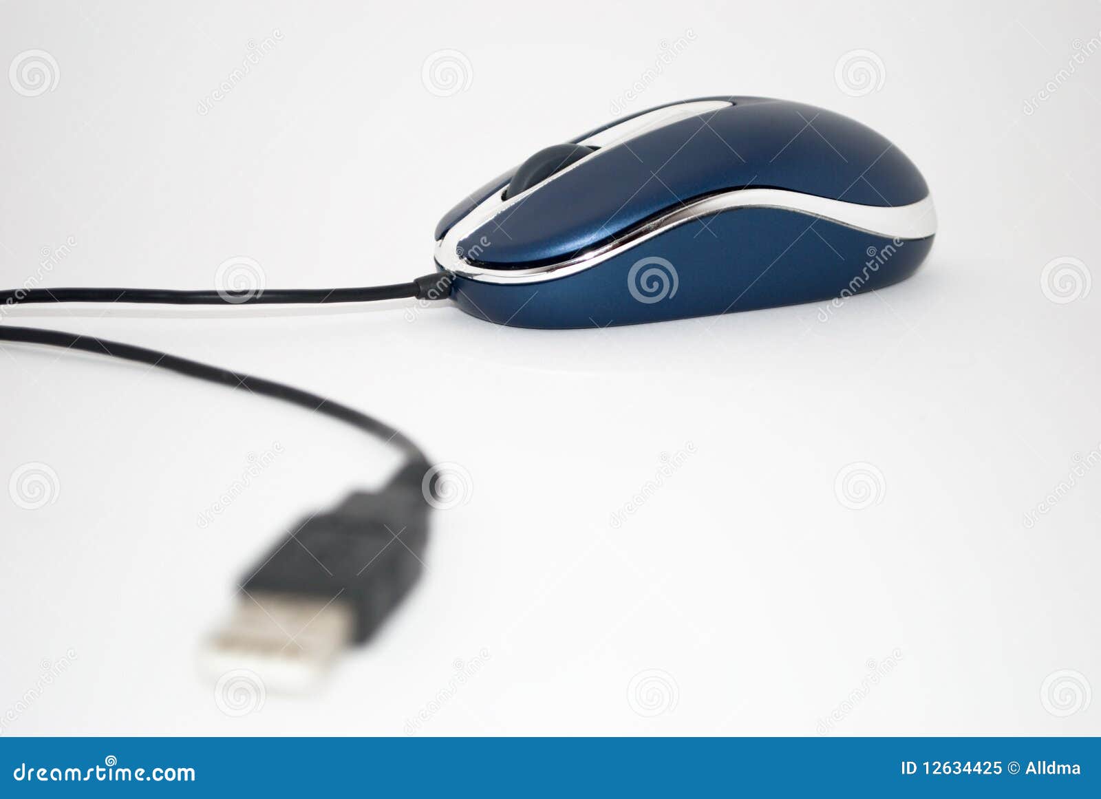 De computermuis stock afbeelding. Image of zwart, aansluting - 12634425