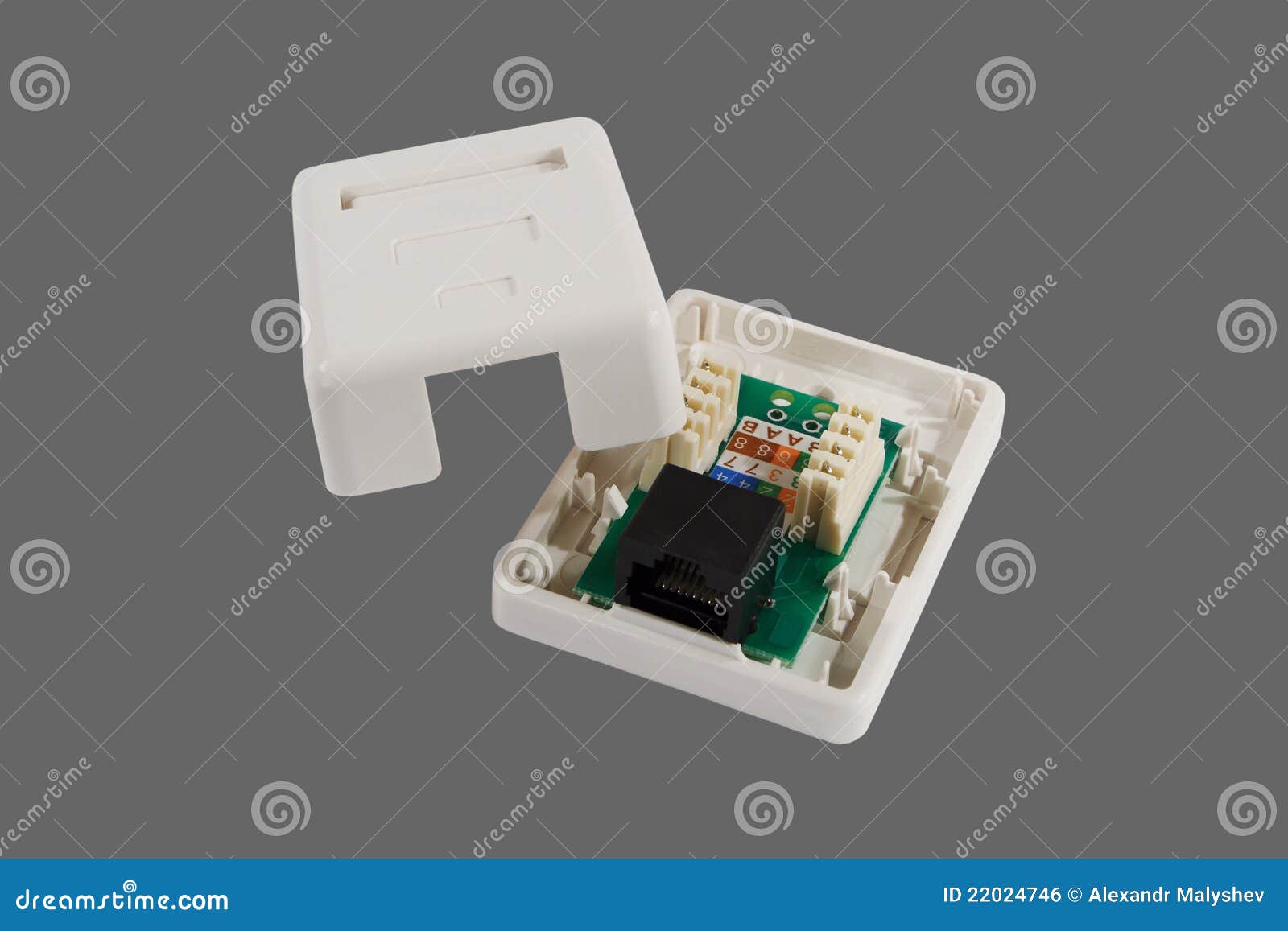 De Contactdoos Van Internet. Stock Foto - Image of afzet, open: 22024746