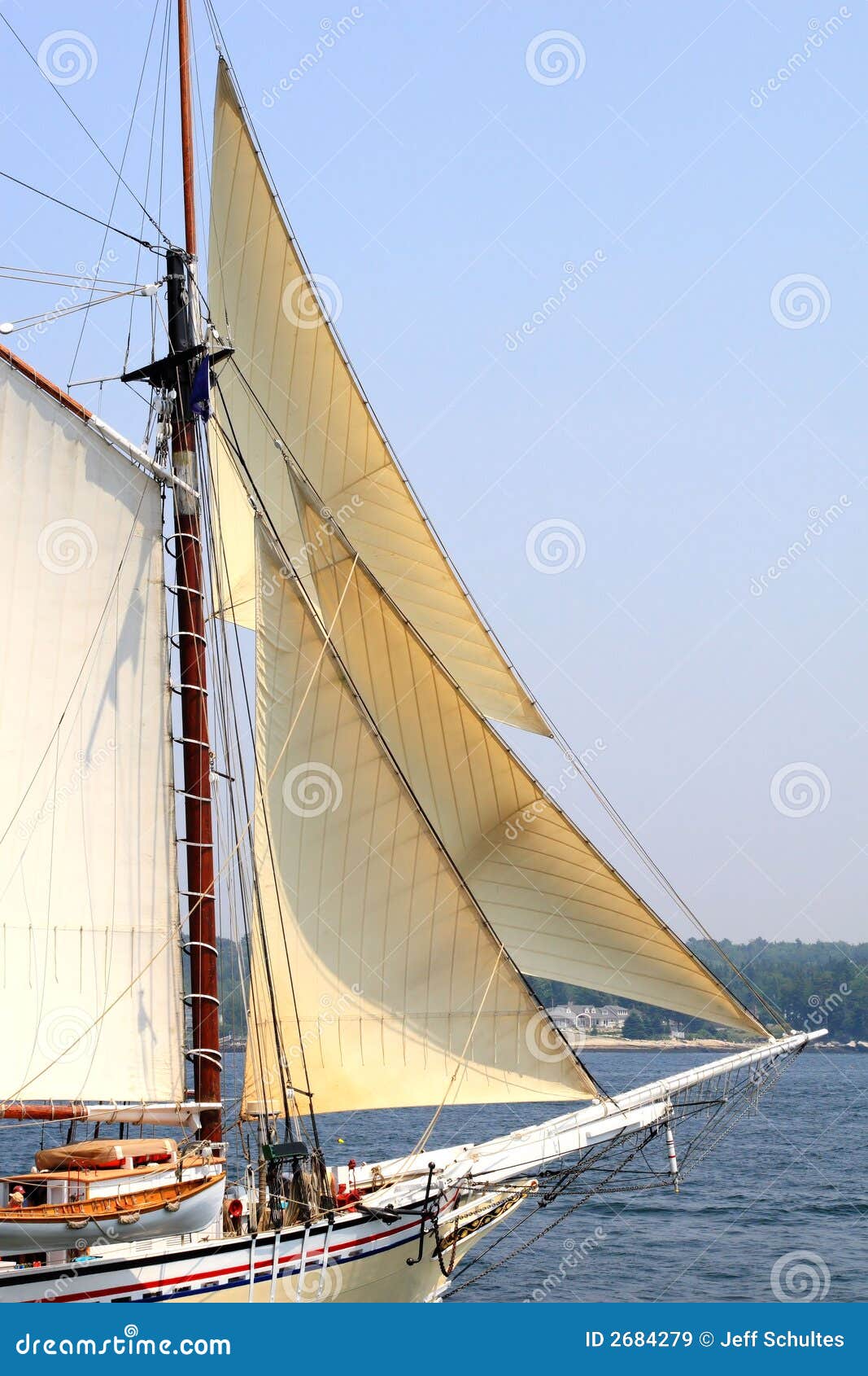De Dagen Van Het Windjammer Stock Afbeelding - Image of baai, zeilen ...