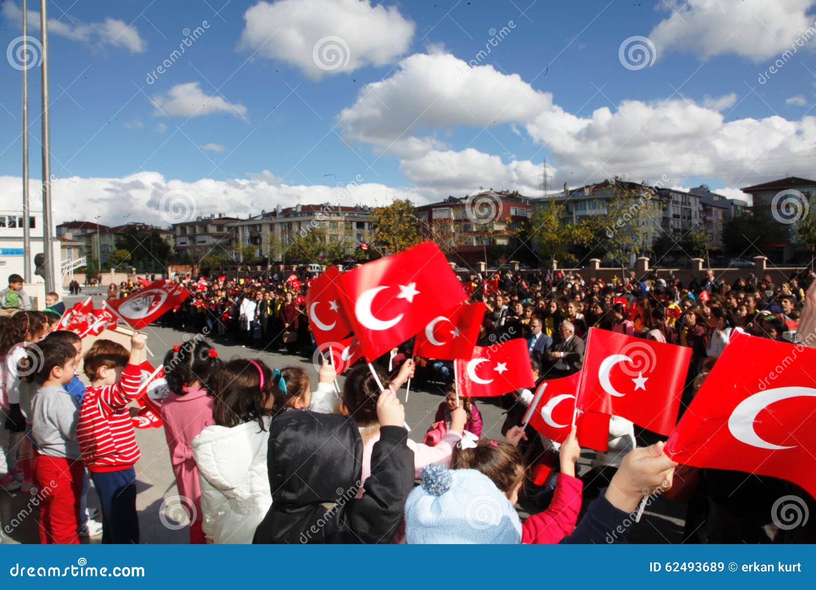 De Dagviering Van De Republiek Op School in Turkije Redactionele Stock ...