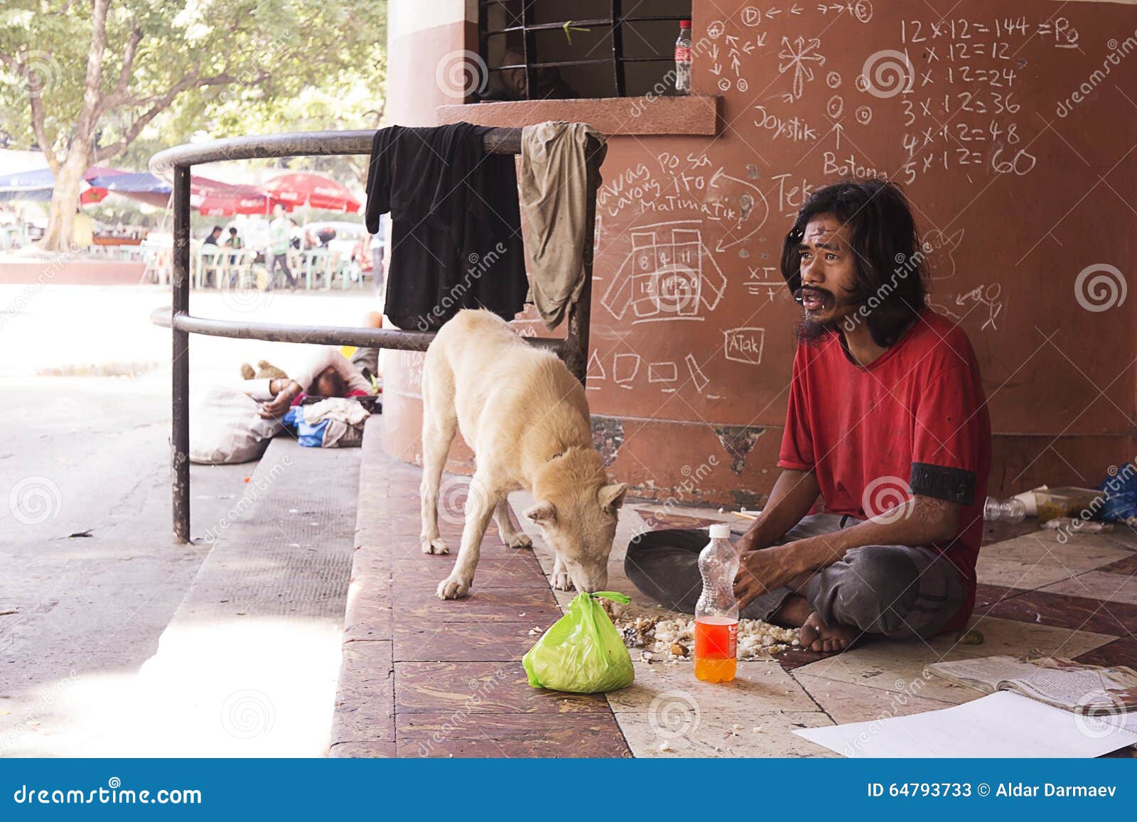 De daklozen redactionele stock foto. Image of portret - 64793733