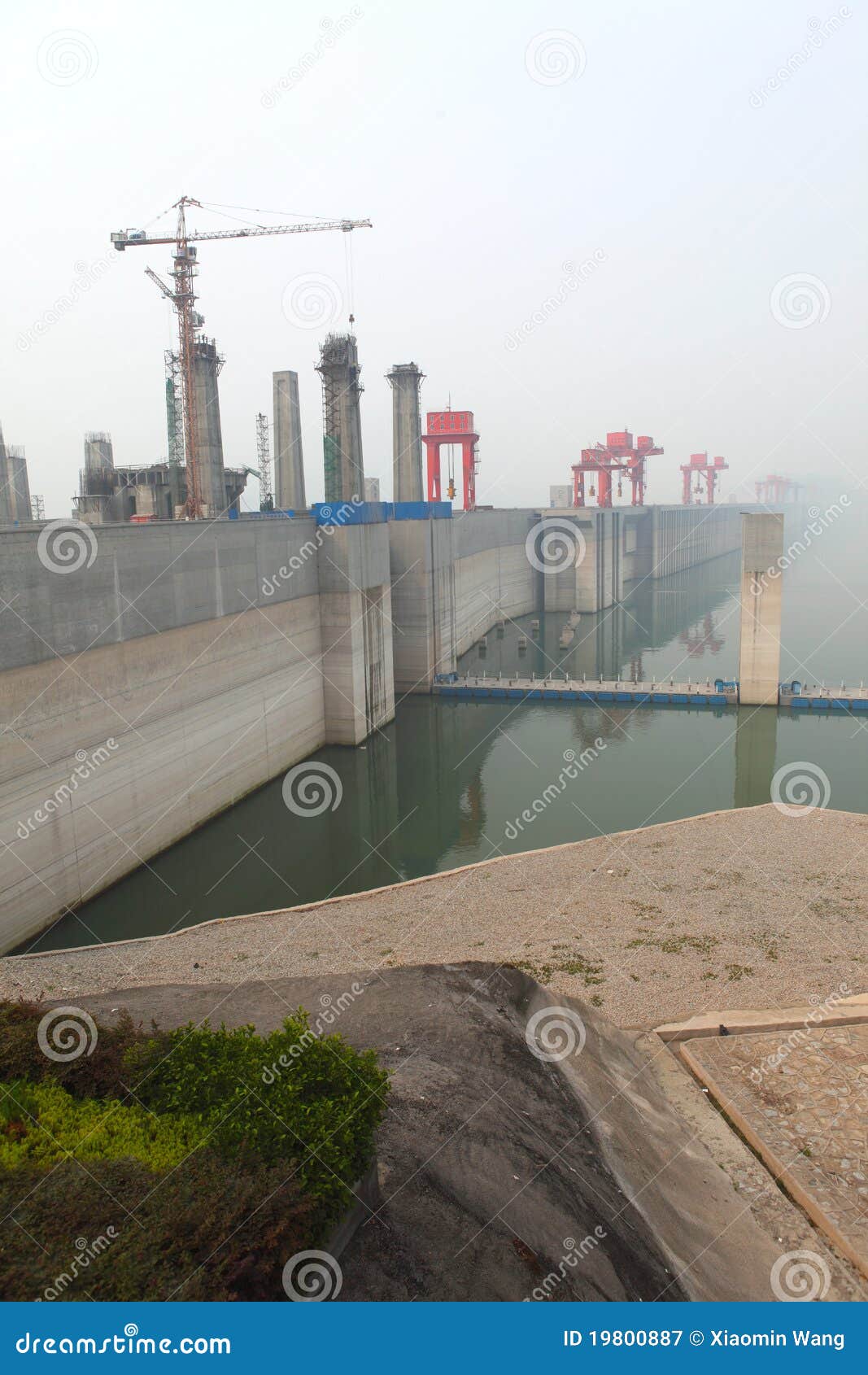 De Dam van drie Kloven stock afbeelding. Image of wijd - 19800887