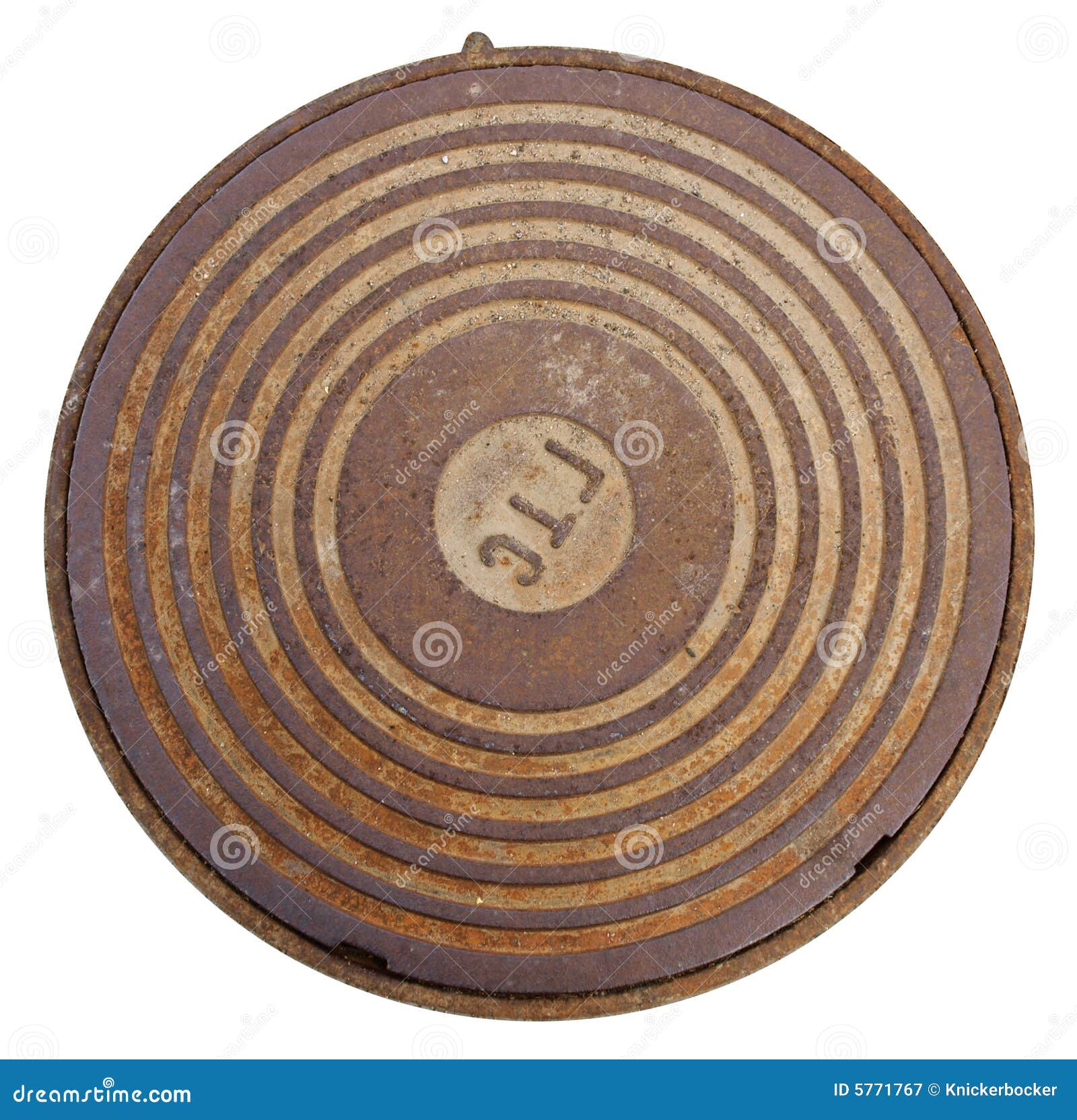 De Dekking van het mangat stock afbeelding. Image of riool - 5771767