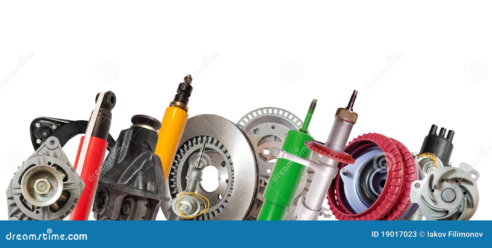 De delen van de auto stock afbeelding. Image of katrolschijf - 19017023
