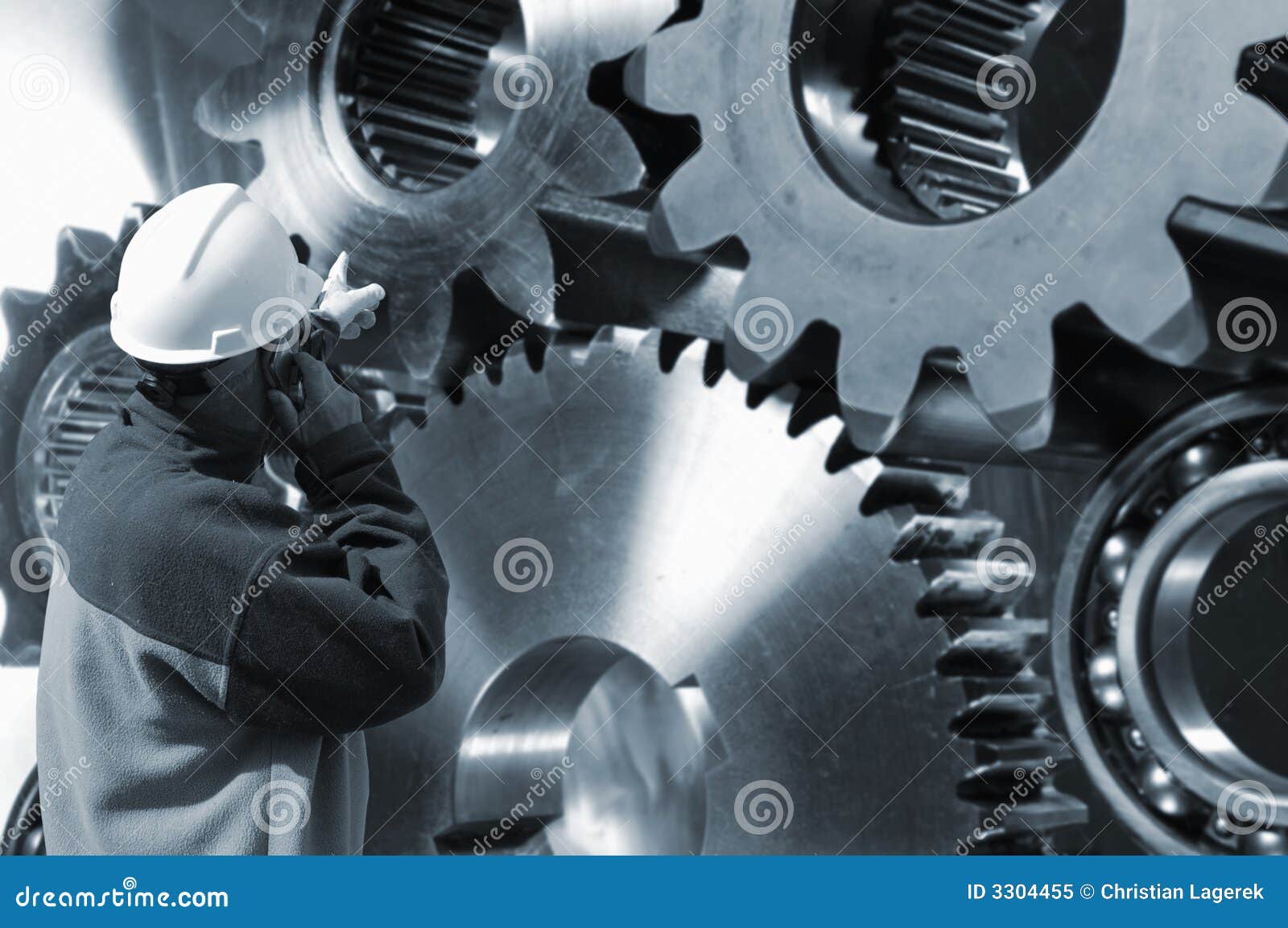 De Delenidee Van De Ingenieur En Van Het Toestel Stock Afbeelding ...