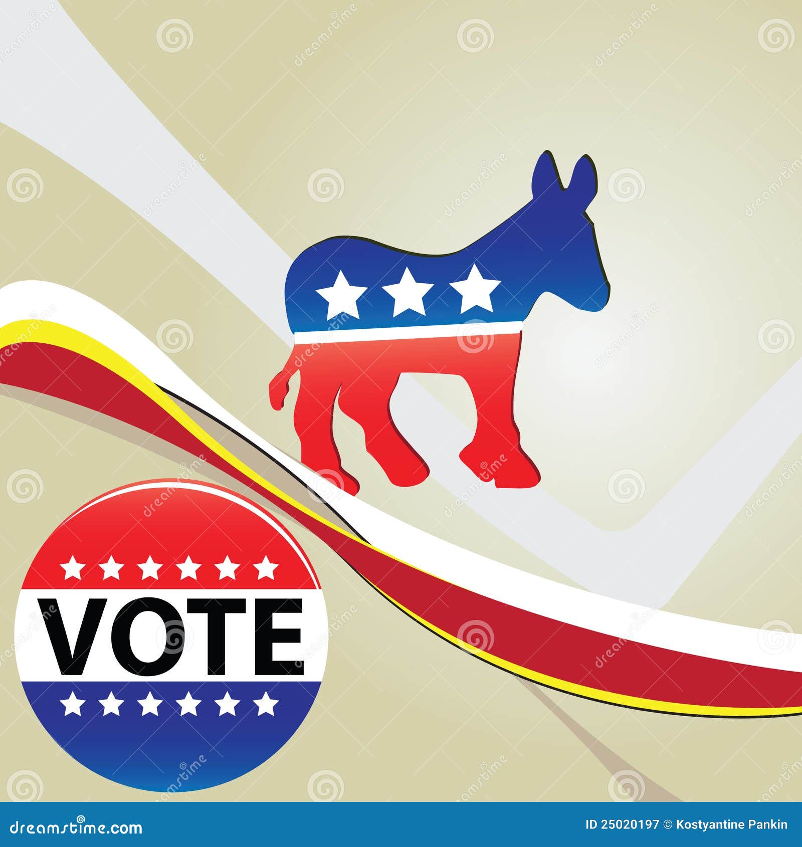 De Democratische Partij Van Het Symbool Redactionele Fotografie ...