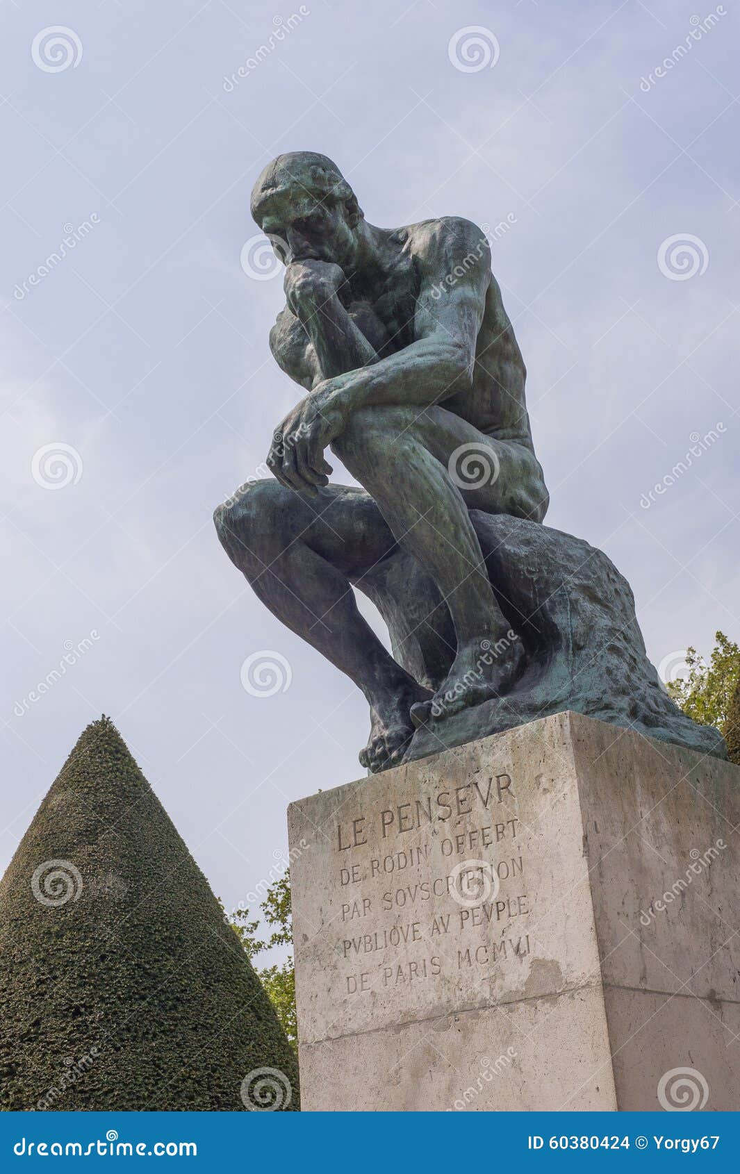 De Denker redactionele stock afbeelding. Image of denker - 60380424