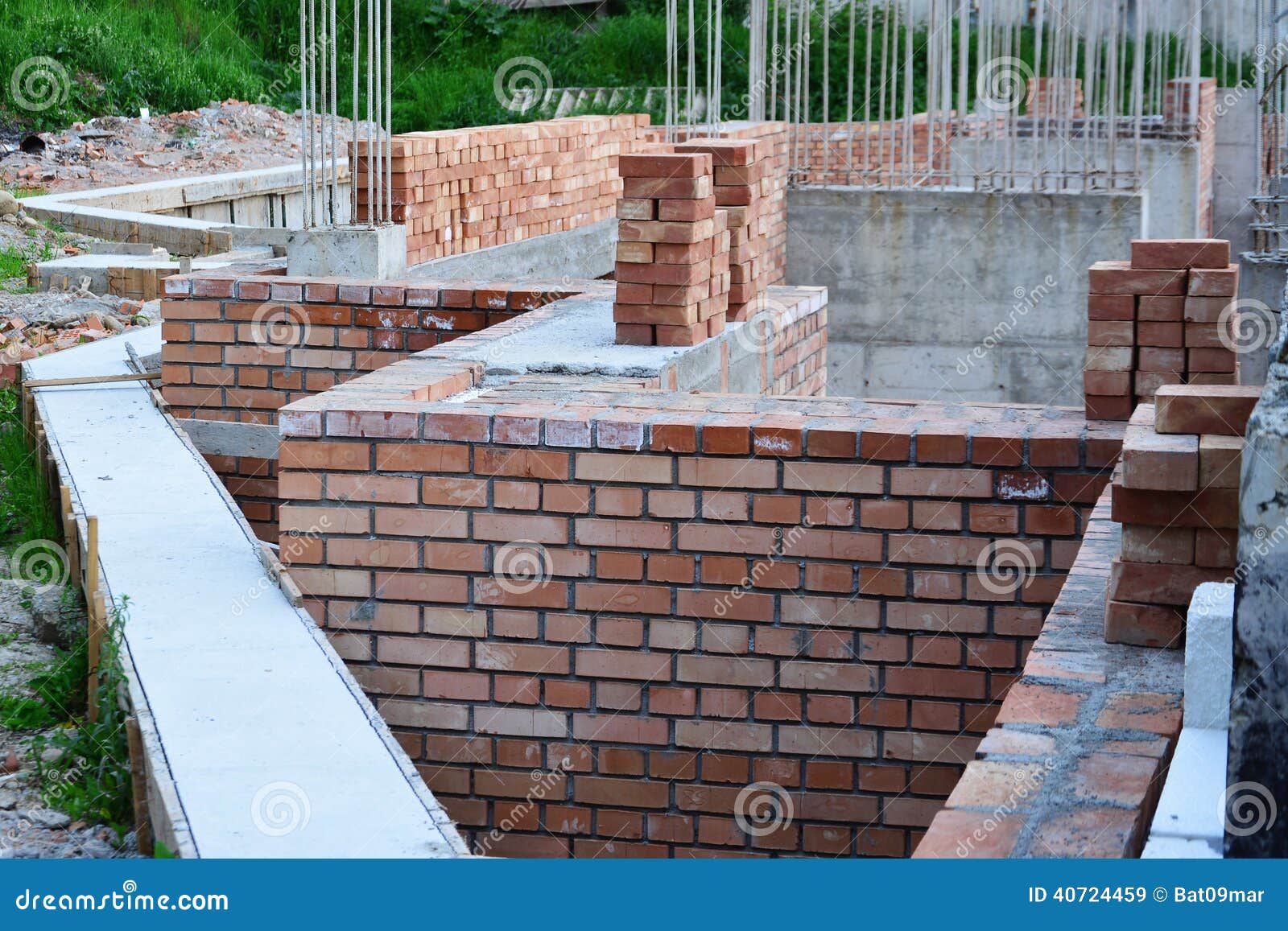 De Details Van Het Bouwgebied Stock Afbeelding - Image of industrie ...