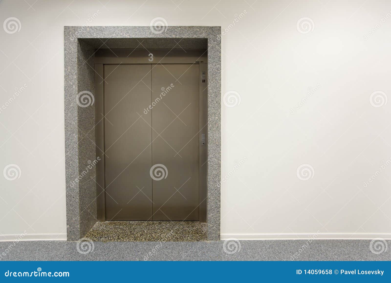 De Deur Van Het Metaal Van Lift Stock Foto - Image of deuropening ...