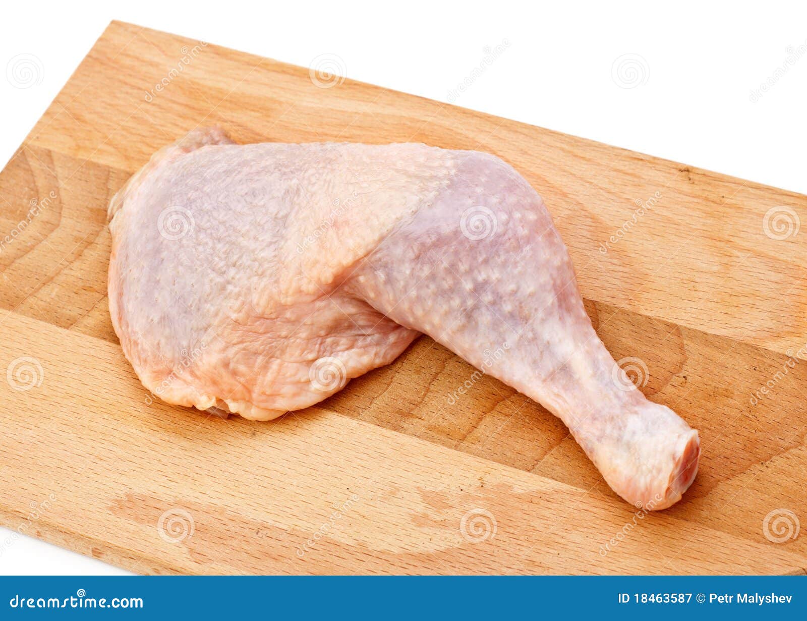 De Dij van de kip stock afbeelding. Image of raad, karbonade - 18463587