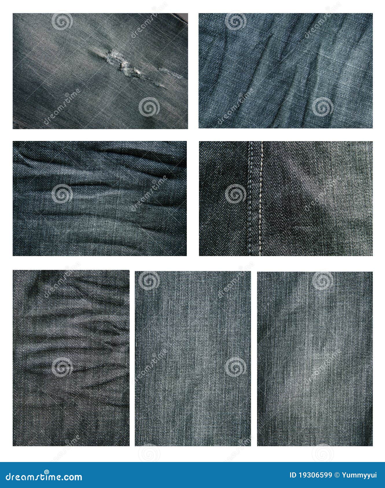 De doek van Jean stock afbeelding. Image of creatief - 19306599