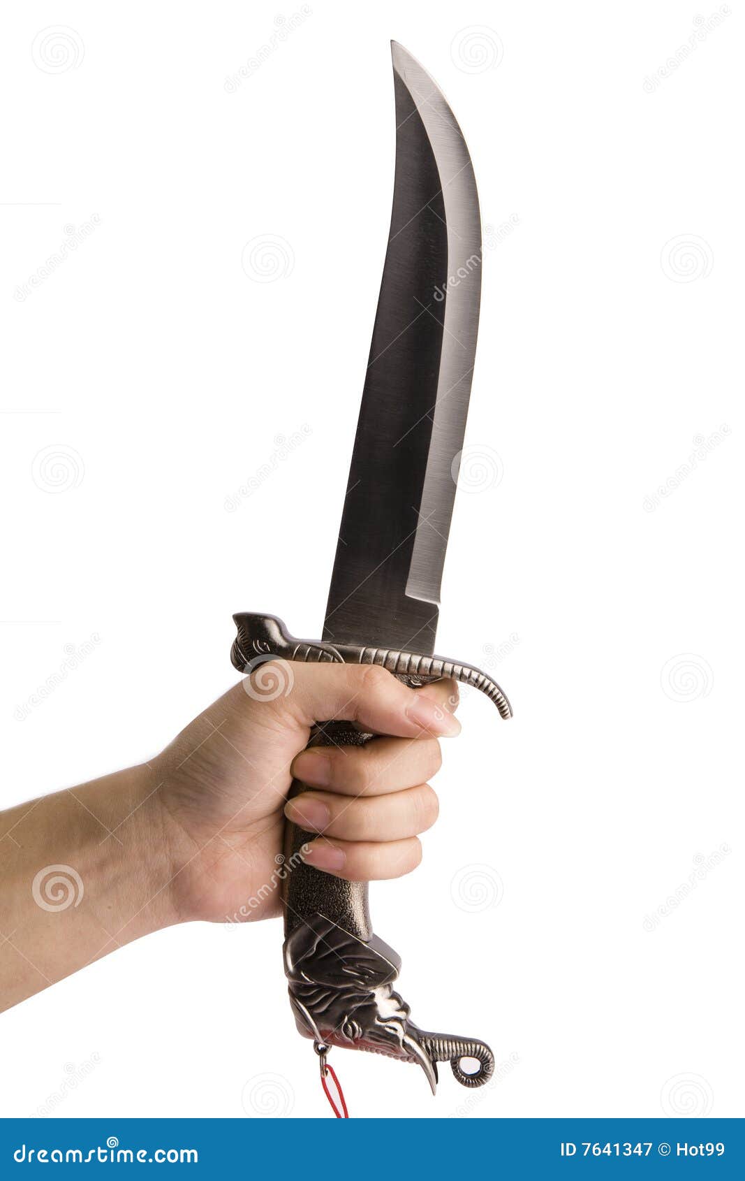 De dolk van de handholding stock afbeelding. Image of dolk - 7641347