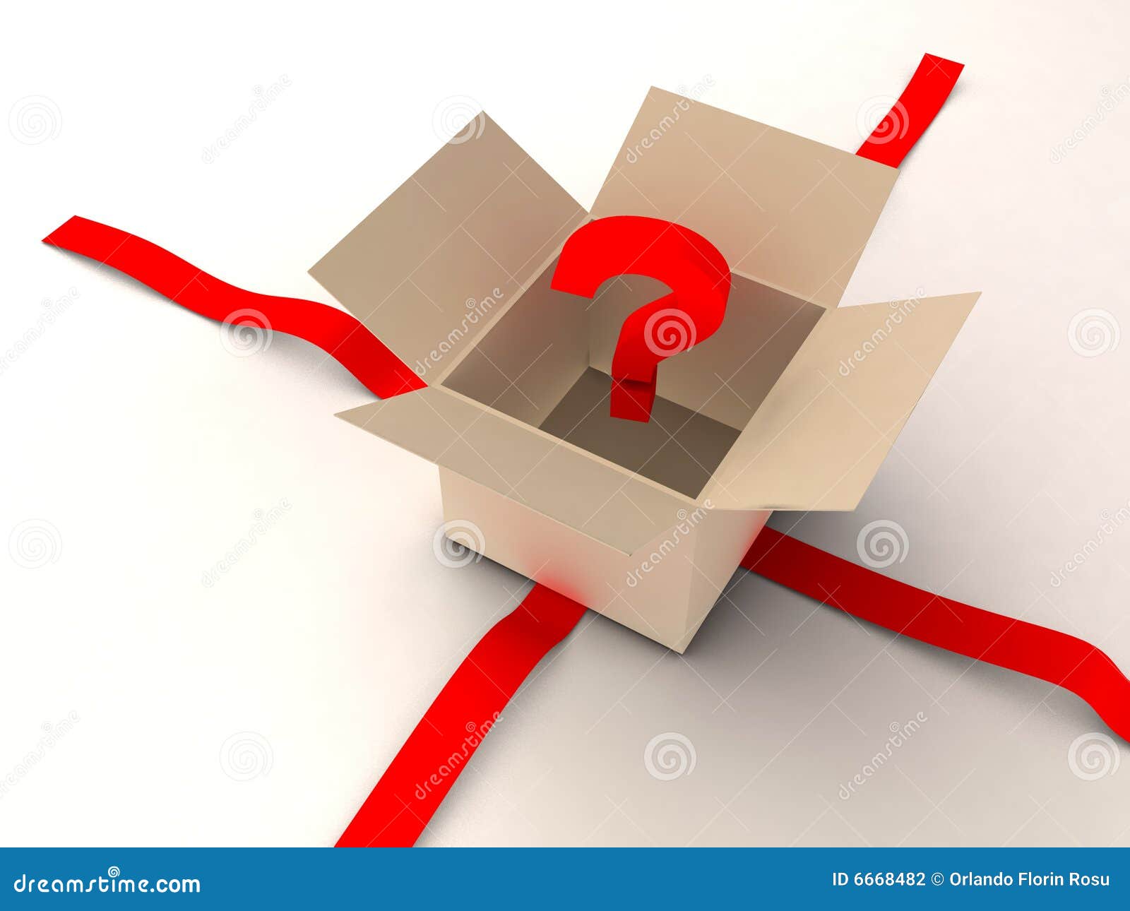 De doos van de verrassing stock illustratie. Illustration of karton ...