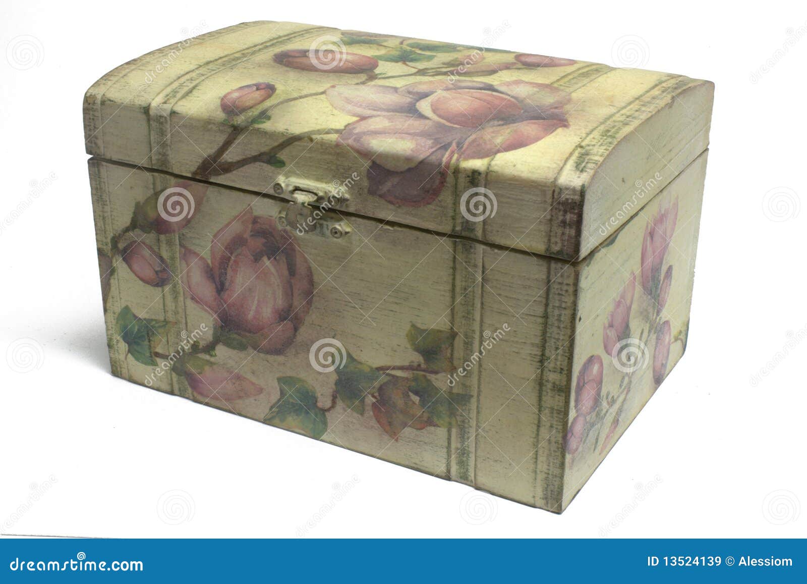 De doos van Decoupage stock afbeelding. Image of handgemaakt - 13524139