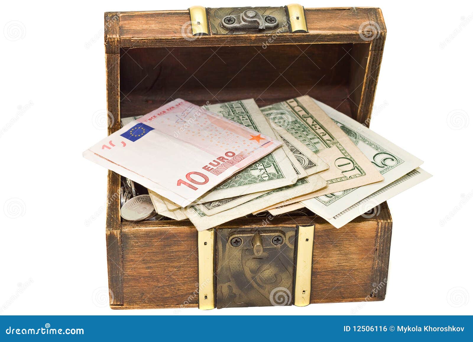 De Doos Van Het Contante Geld Stock Foto - Image of ideeën, investering ...