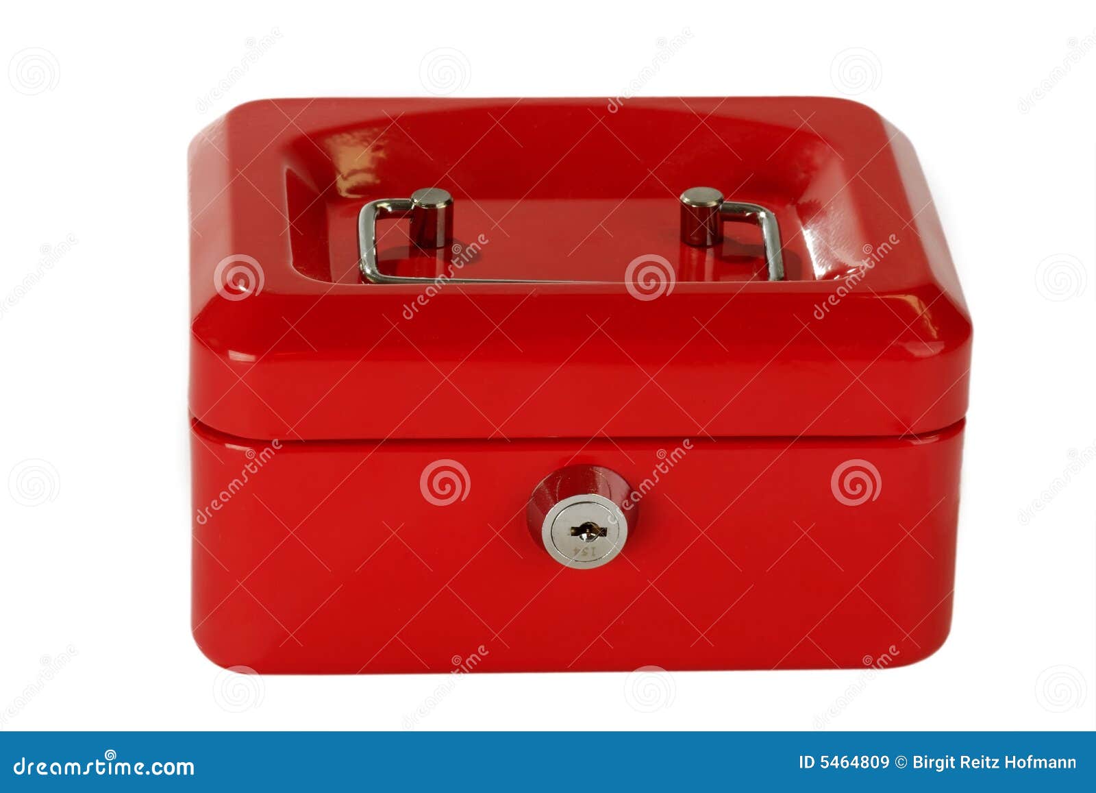 De Doos Van Het Contante Geld Stock Afbeelding - Image of slot, veilig ...