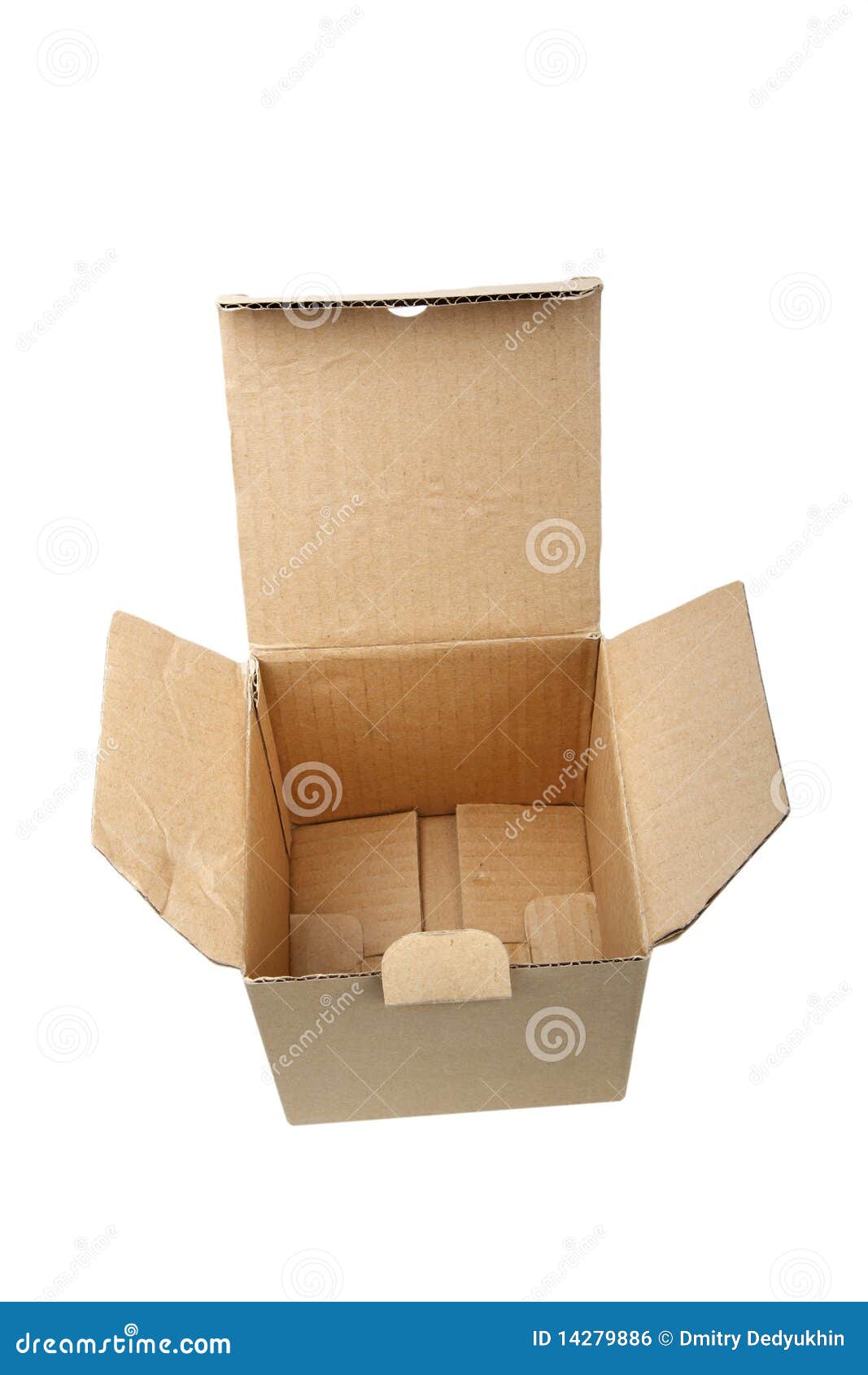 De doos van het karton stock foto. Image of post, karton - 14279886