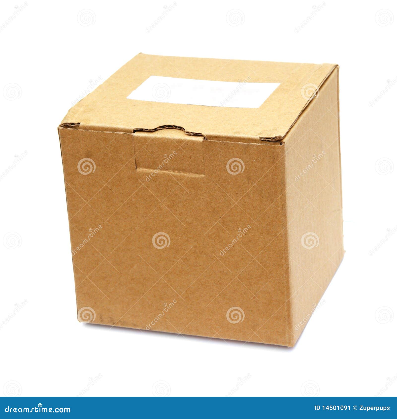 De doos van het karton stock afbeelding. Image of houder - 14501091