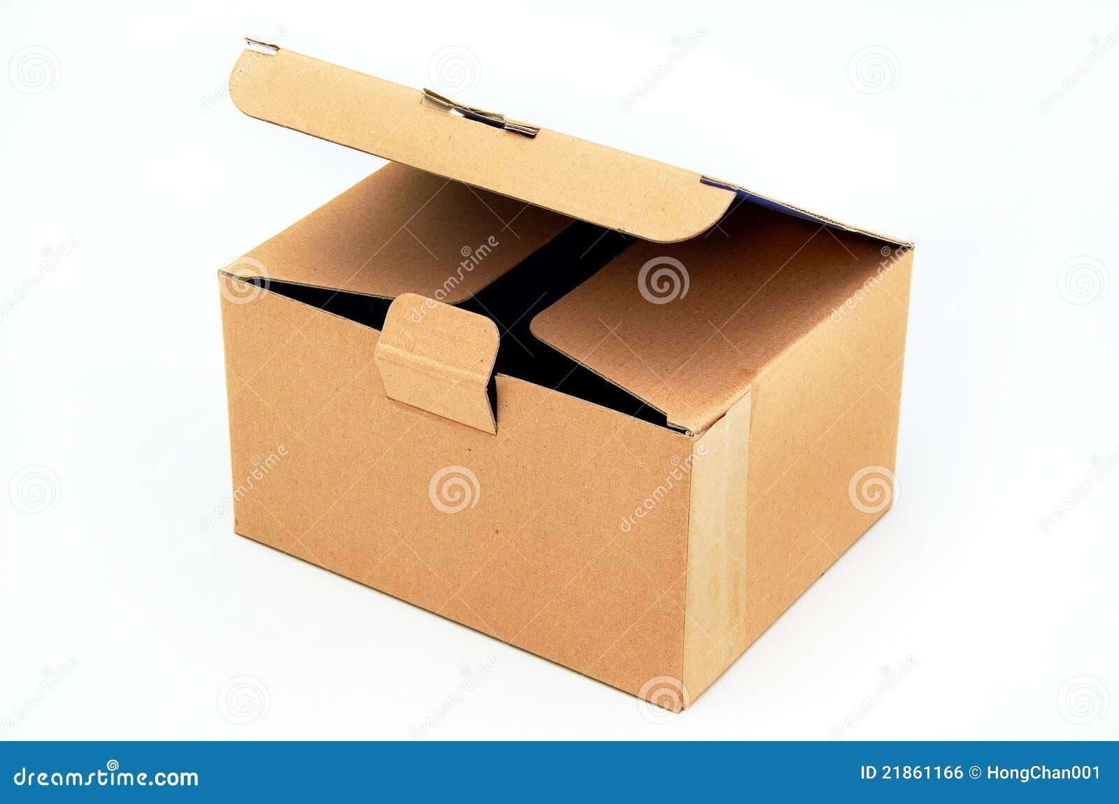 De doos van het karton stock foto. Image of doos, opgeslagen - 21861166