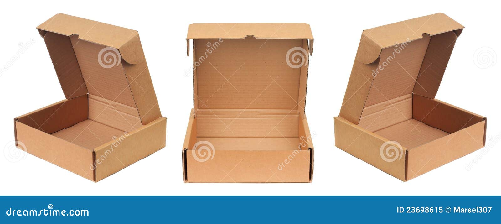 De doos van het karton stock afbeelding. Image of bruin - 23698615