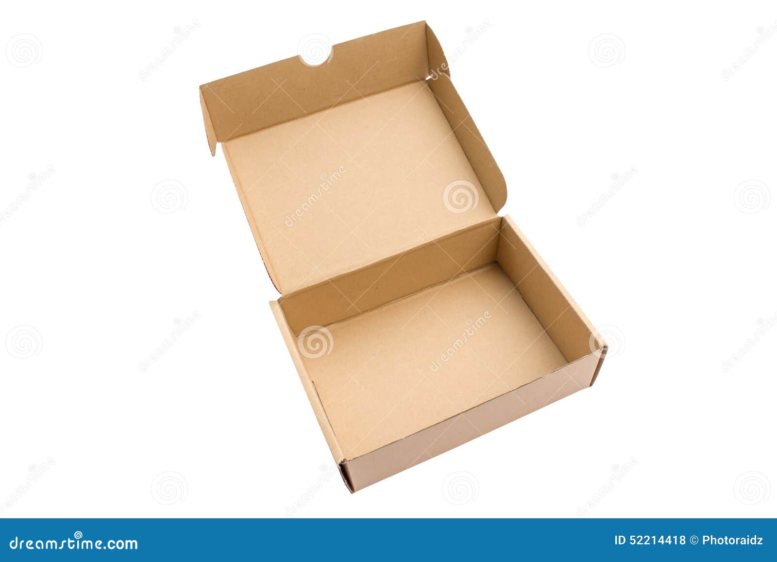 De Doos van het karton stock foto. Image of geïsoleerd - 52214418