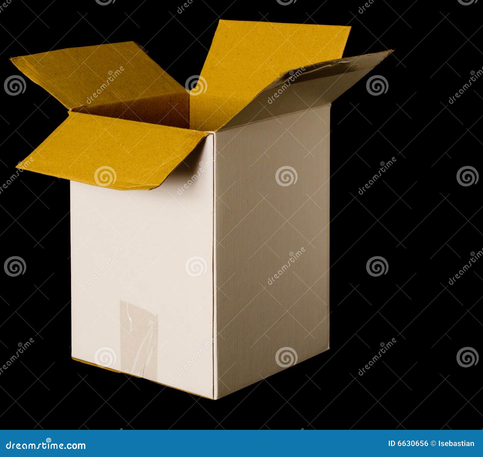 De doos van het karton stock foto. Image of doos, karton - 6630656