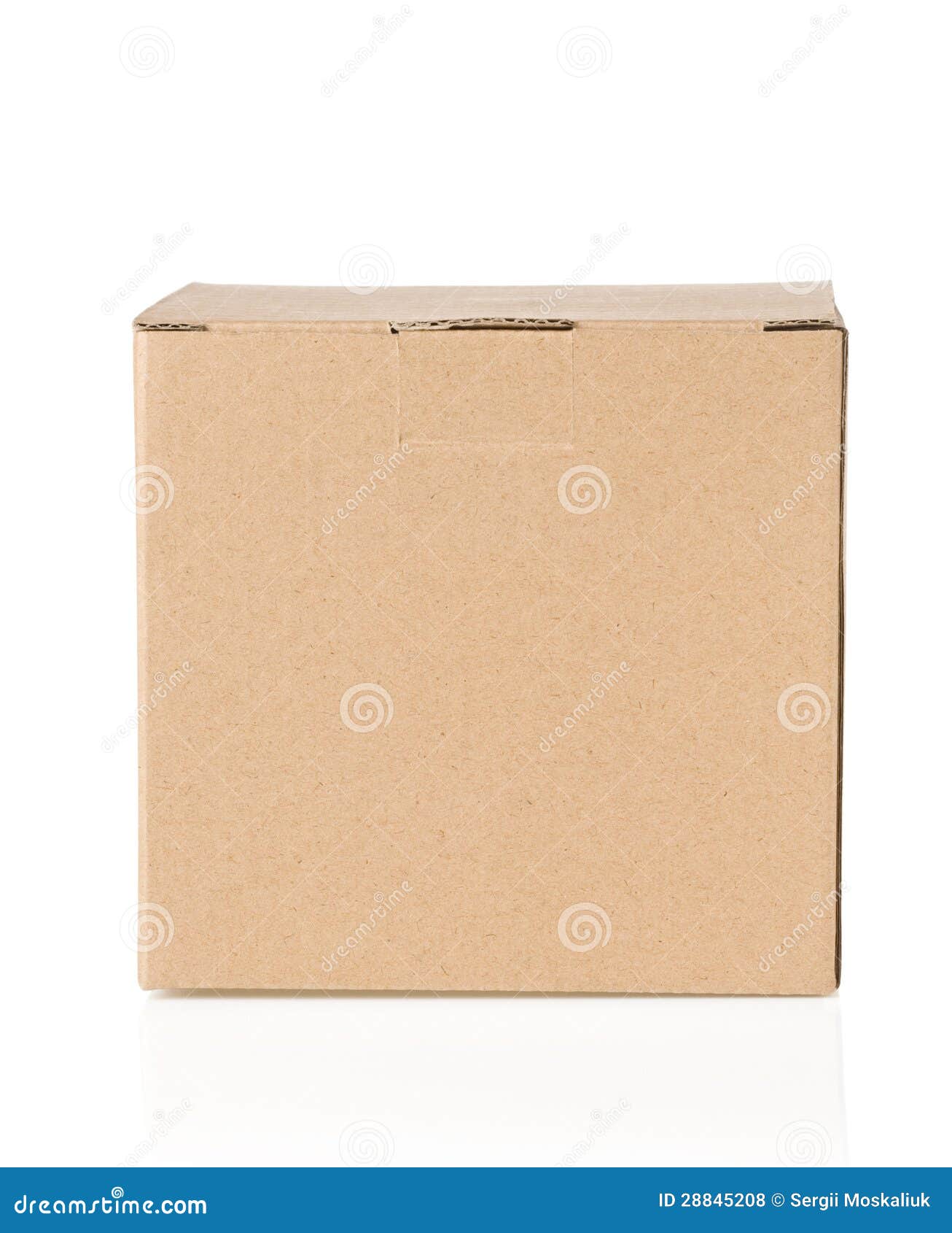De Doos Van Het Karton Op Wit Stock Foto - Image of doos, geïsoleerd ...