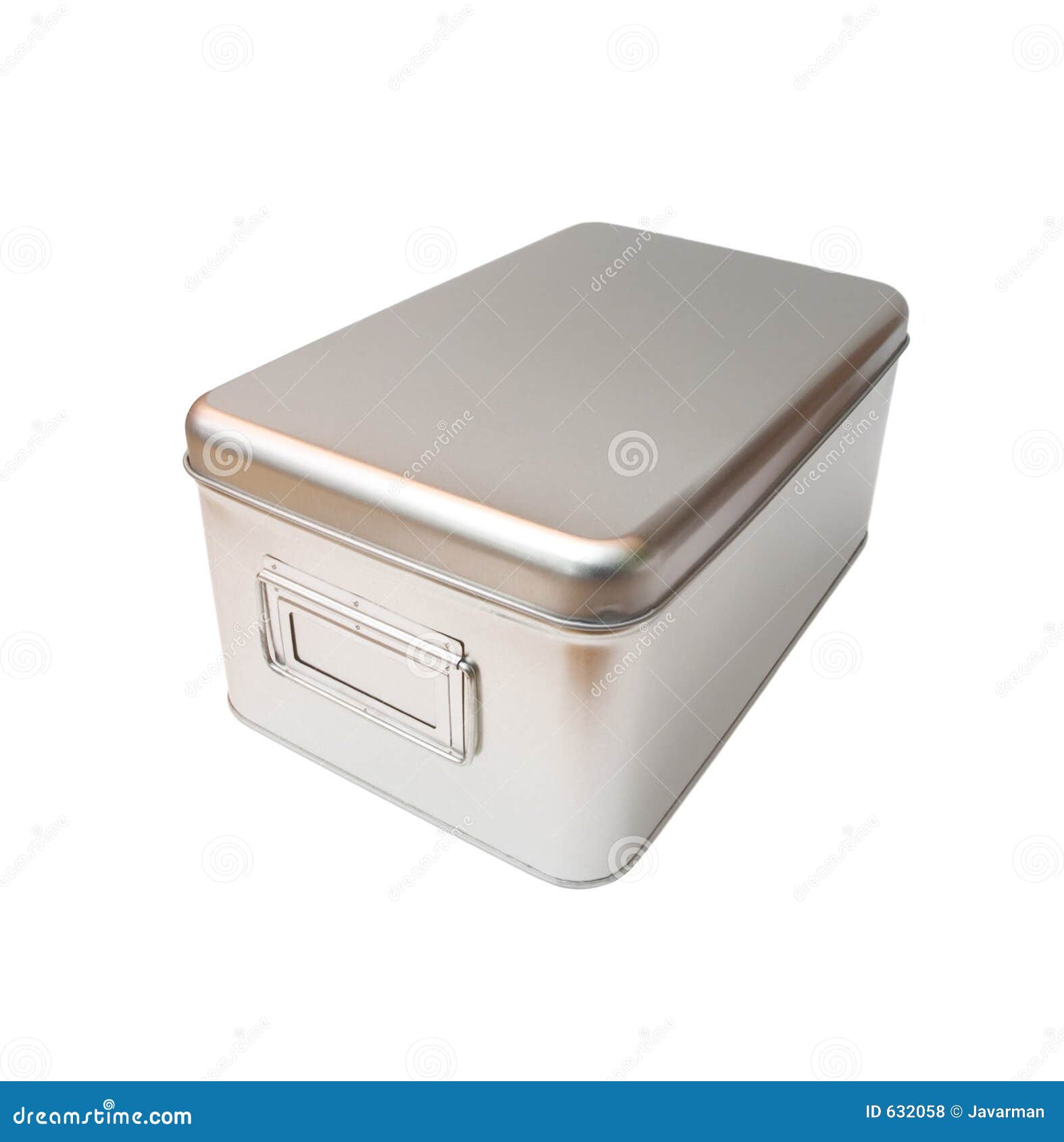De doos van het metaal stock foto. Image of grijs, glanzend - 632058