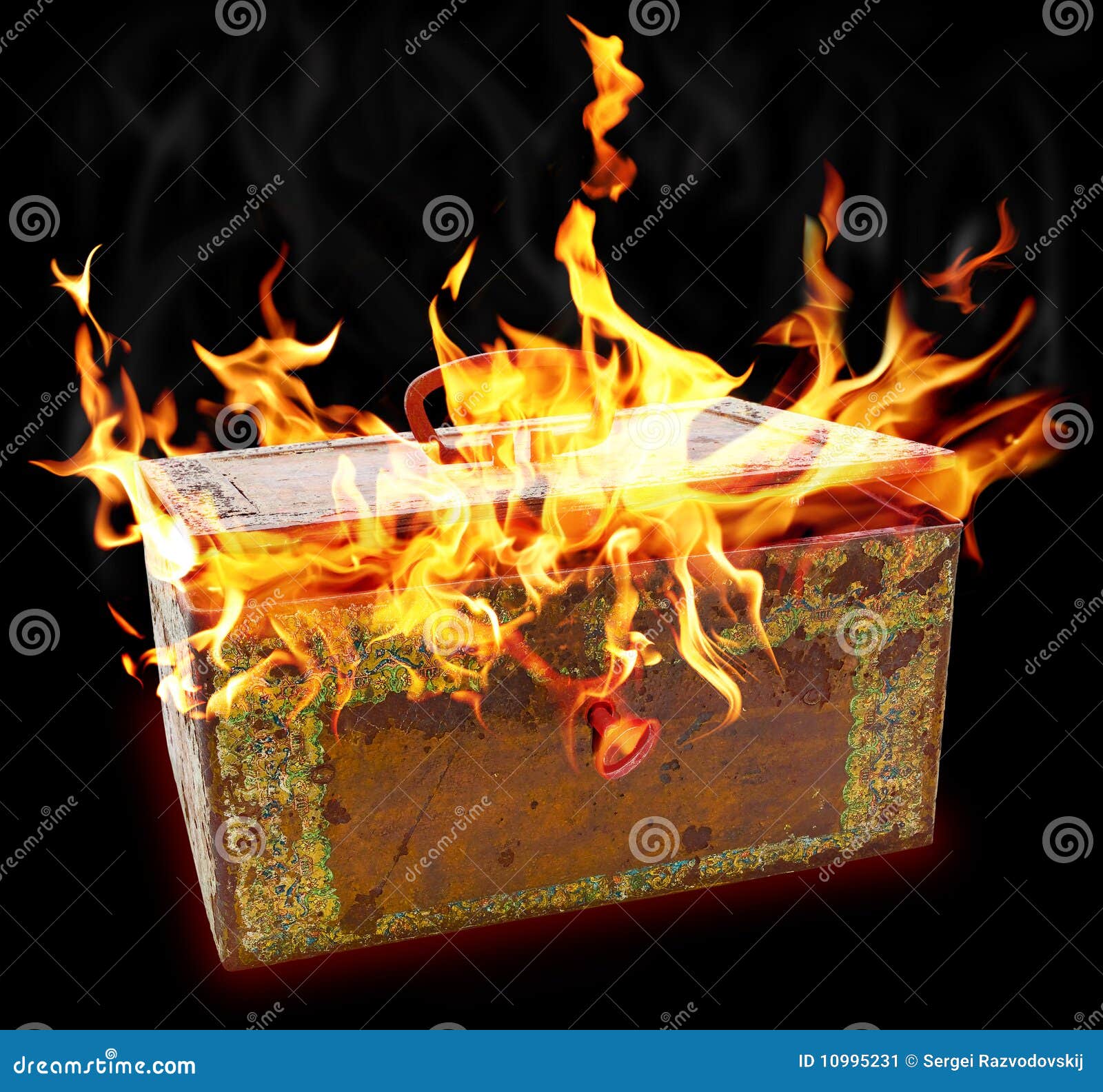 De doos van pandora stock afbeelding. Image of ijzer - 10995231