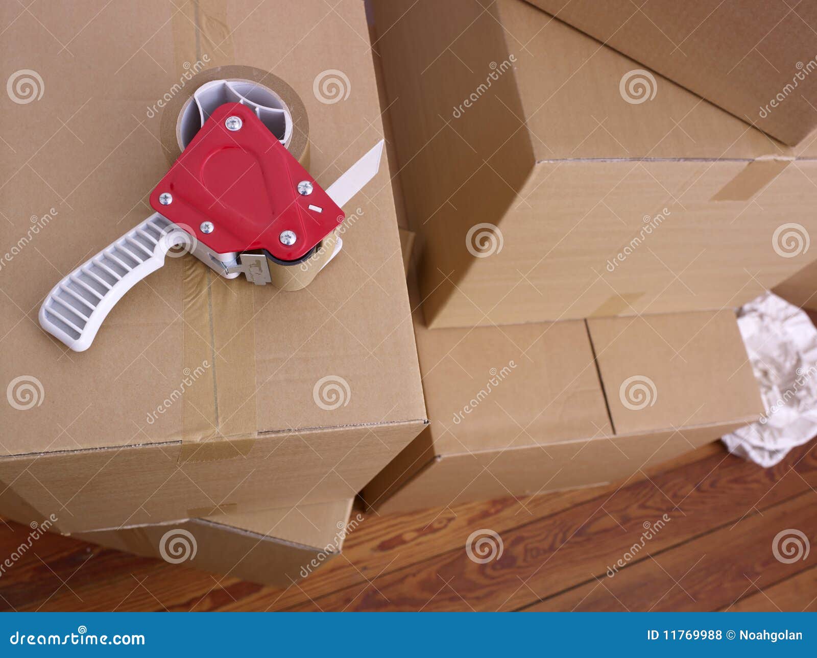 De dozen van de verpakking stock foto. Image of binnen - 11769988