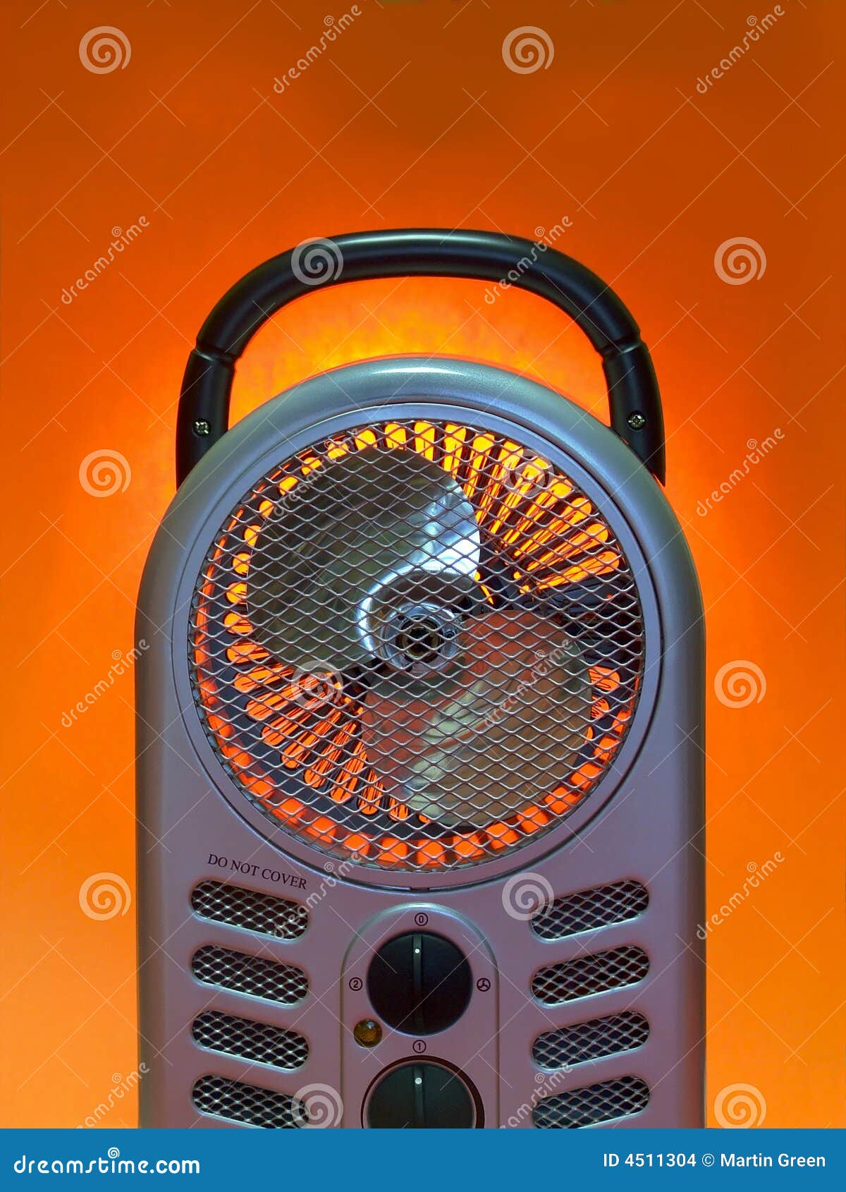 De Draagbare Verwarmer Van De Ventilator Stock Foto - Image of toestel ...