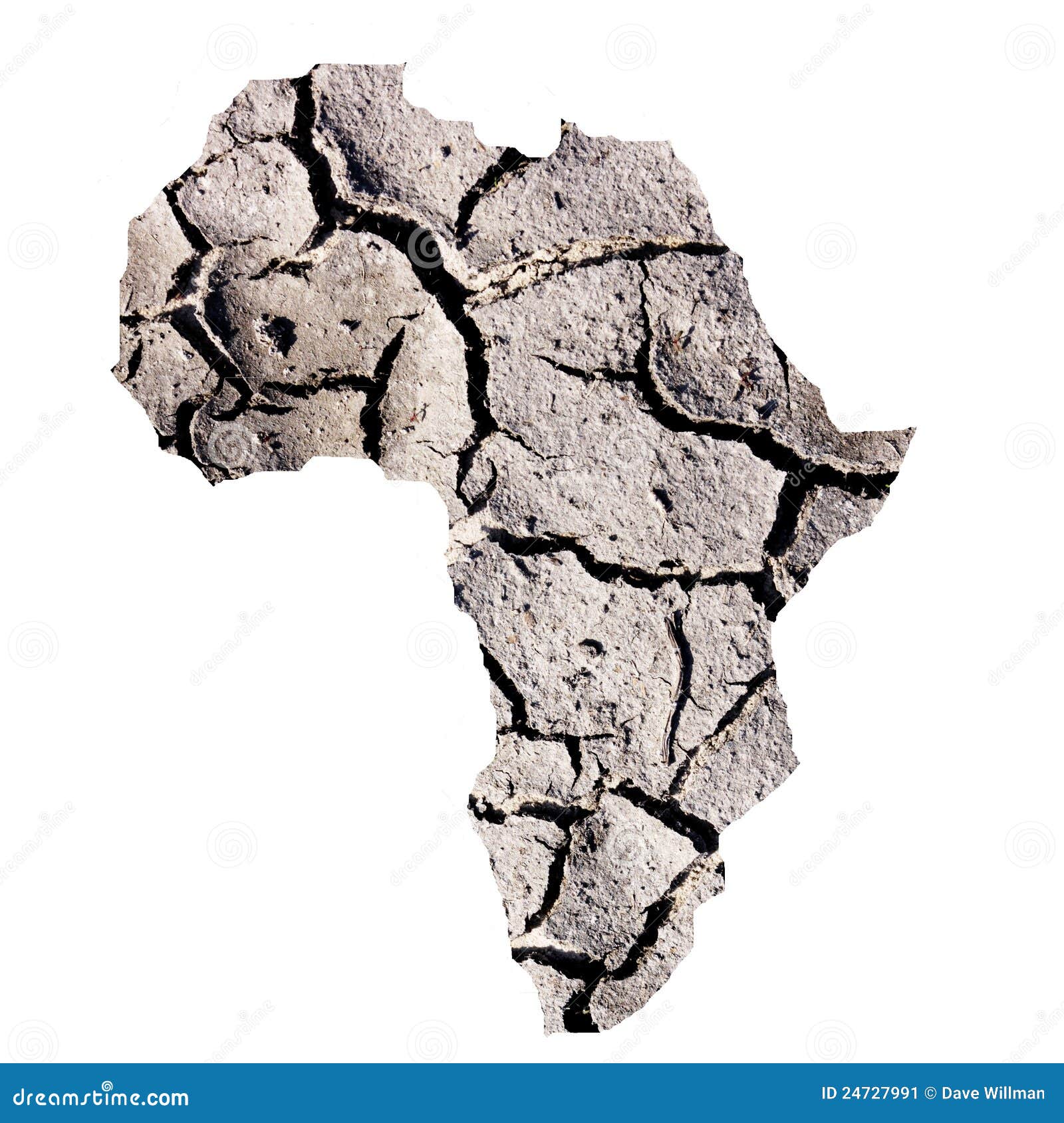 De droogte van Afrika stock afbeelding. Image of grond - 24727991