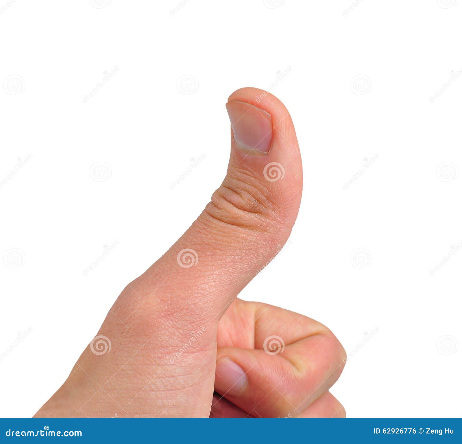 De duim van de hand omhoog stock foto. Image of menselijk - 62926776