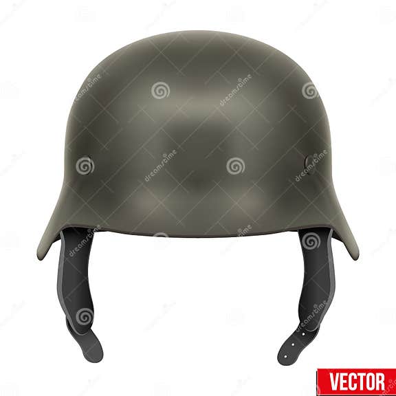 De Duitse Helm Van Het Leger Vector Illustratie - Illustration of duits ...