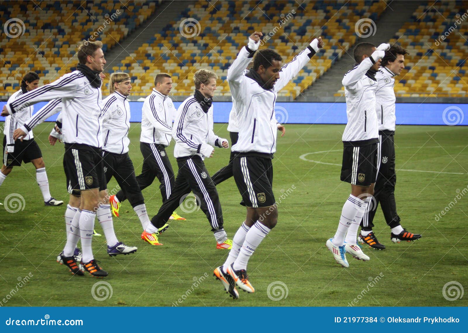 De Duitse Nationale Spelers Van Het Voetbalteam Redactionele Stock ...