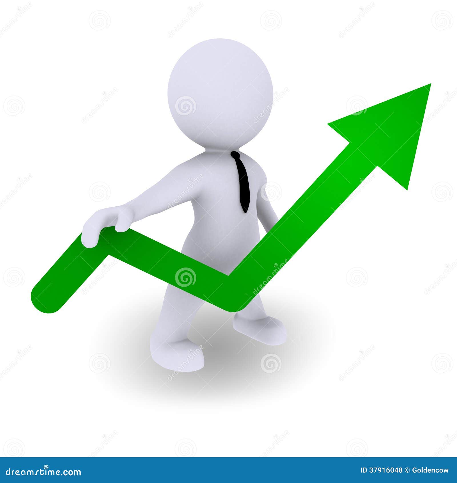 De economische groei stock illustratie. Illustration of omhoog - 37916048