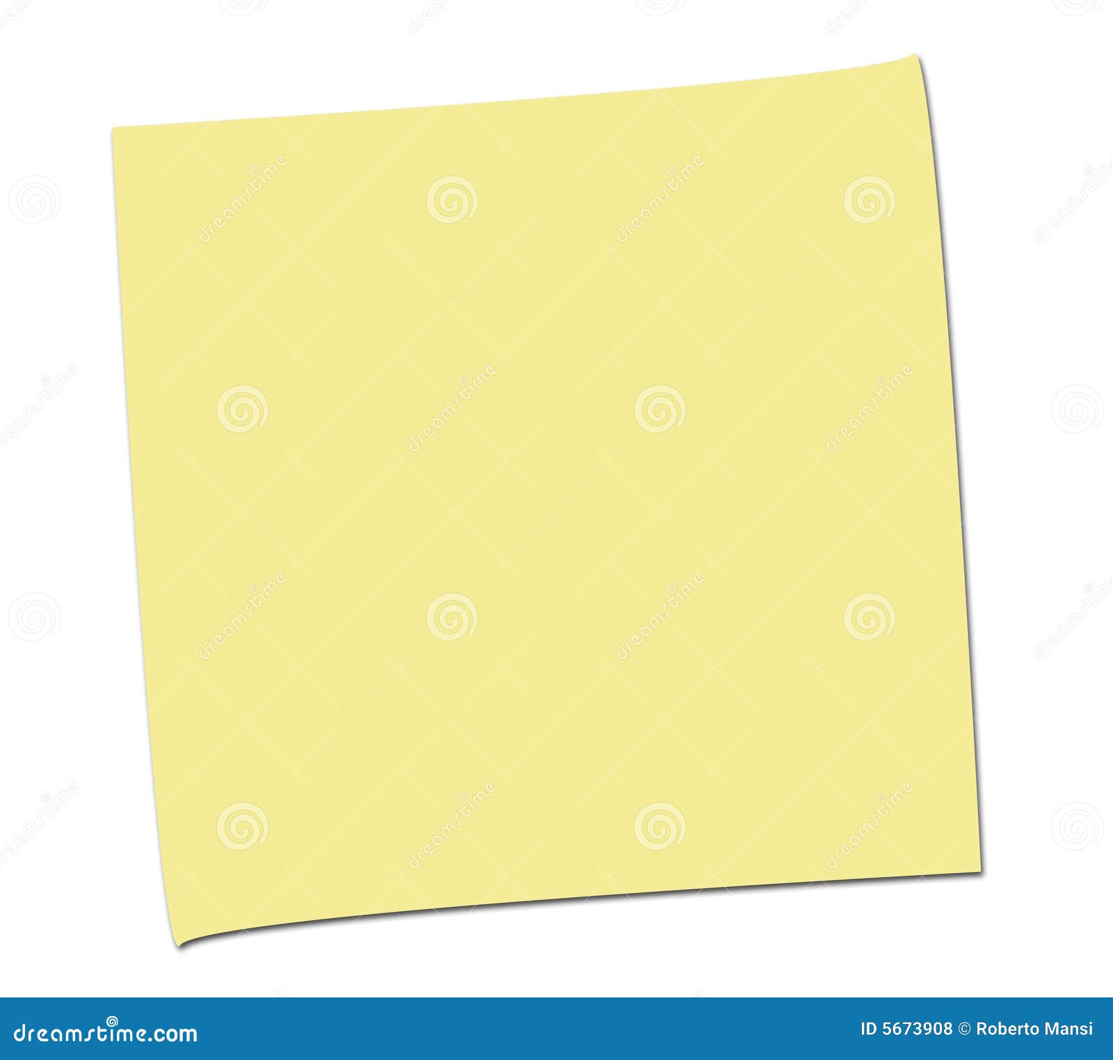 DE EENVOUDIGE LEGE NOTA VAN DE POST-it Stock Foto - Image of teken ...