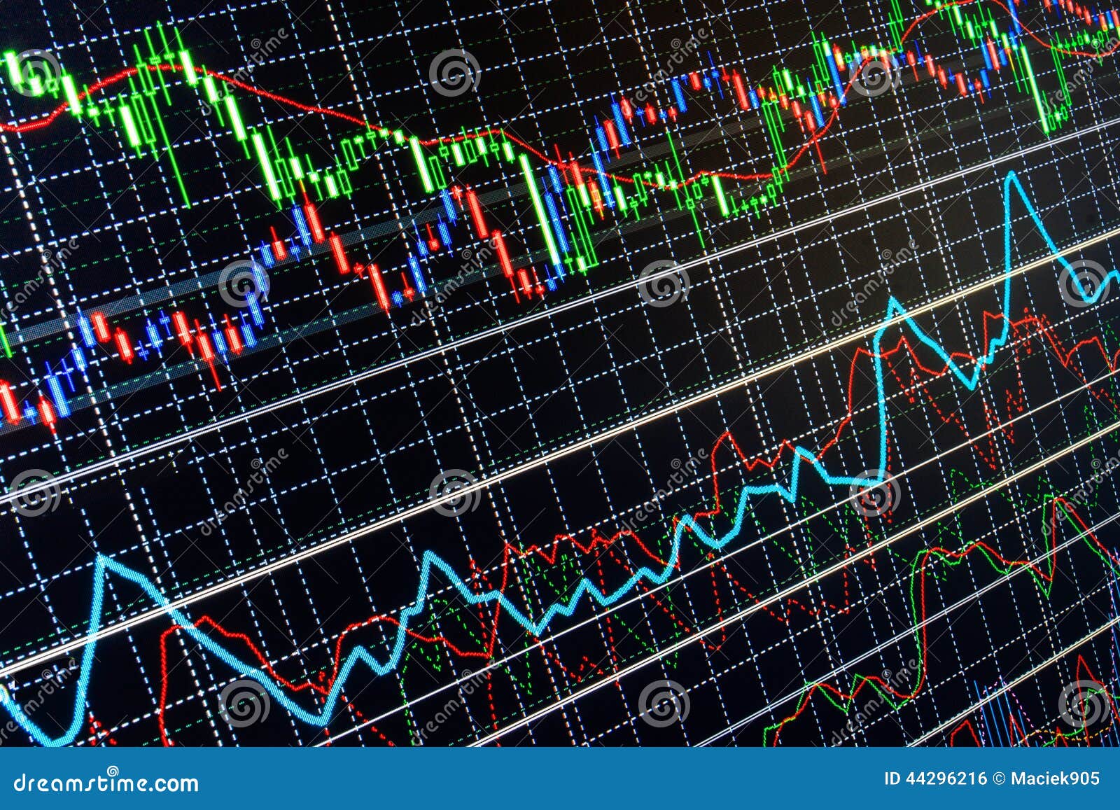 De Effectenbeurs Citeert Grafiek Stock Illustratie - Illustration of ...
