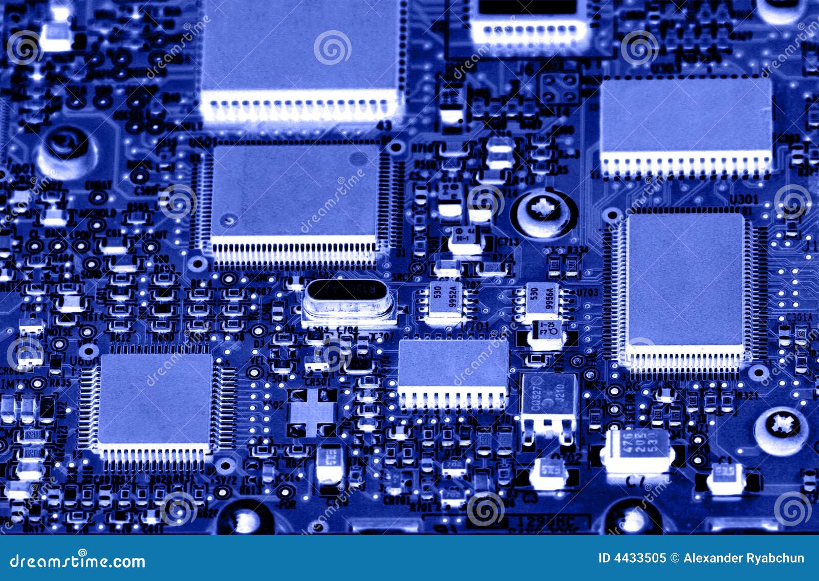 De Elektronika Van De Computer Stock Afbeelding - Image of modern ...