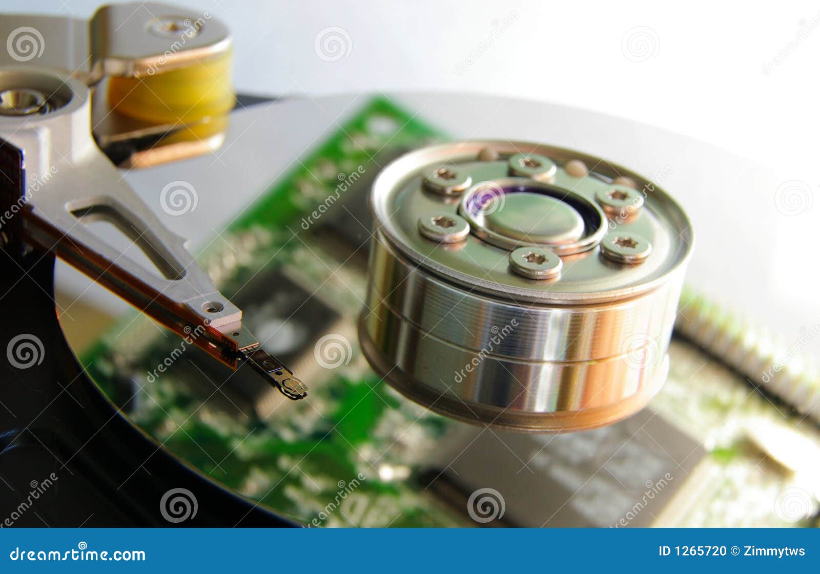 De elektronika van PC stock foto. Image of macro, metaal - 1265720