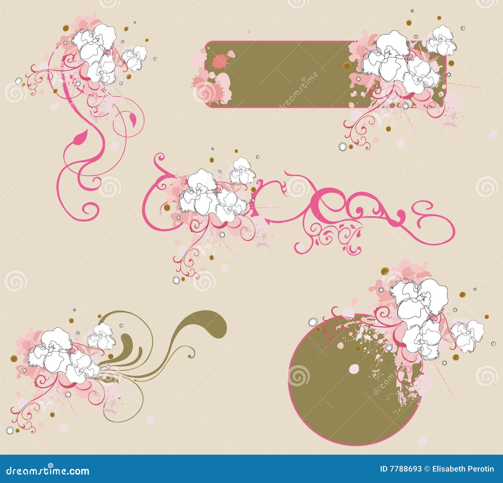 De Elementen Van Het Ontwerp Vector Illustratie - Illustration of ...