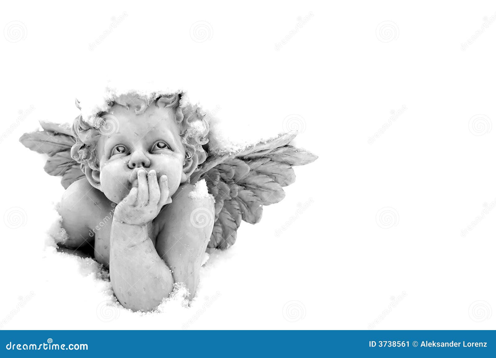 De Engel van de sneeuw stock afbeelding. Image of cijfer - 3738561