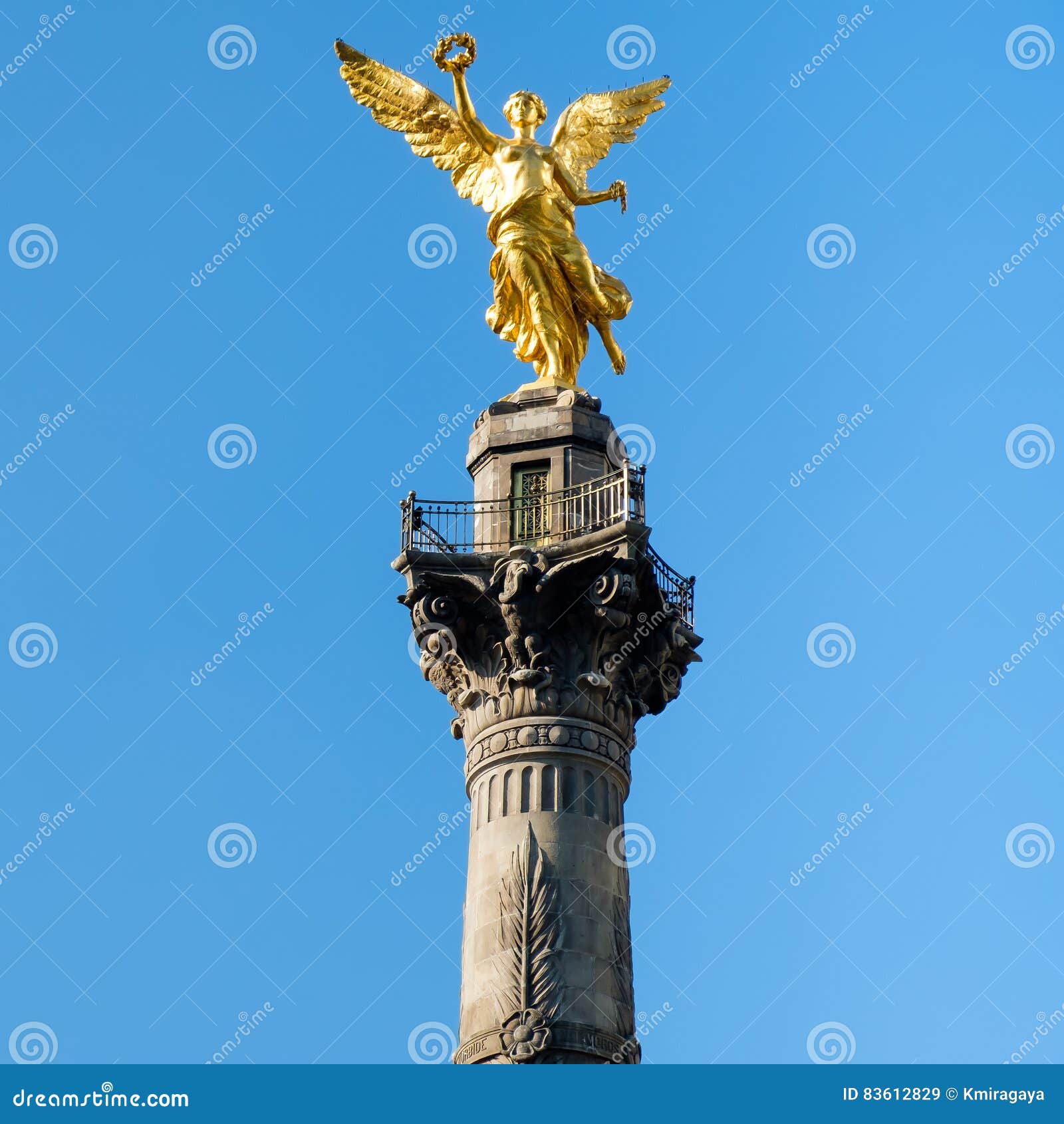 De Engel Van Onafhankelijkheid, Een Symbool Van Mexico-City Stock ...